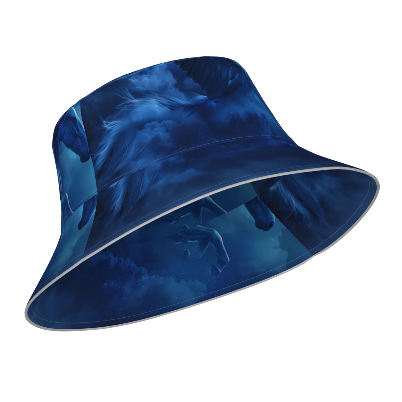 Kdxio Reflective Bucket Hat - Pegasus Night Sky Print Bucket Hat for ...