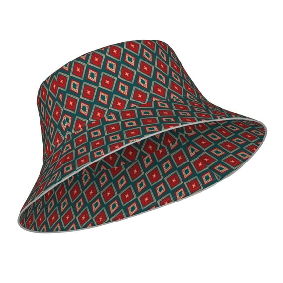 Red And Blue Bucket Hat