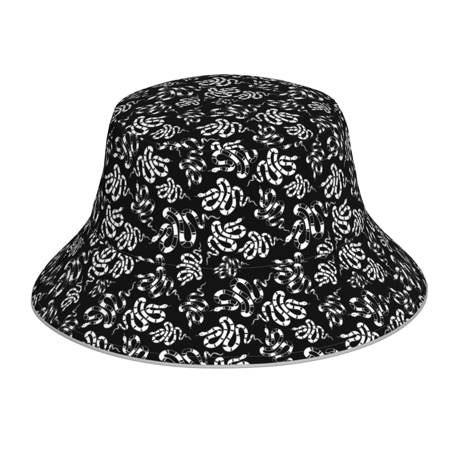Kdxio Reflective Bucket Hat - Snake Print Bucket Hat for Men,Women ...