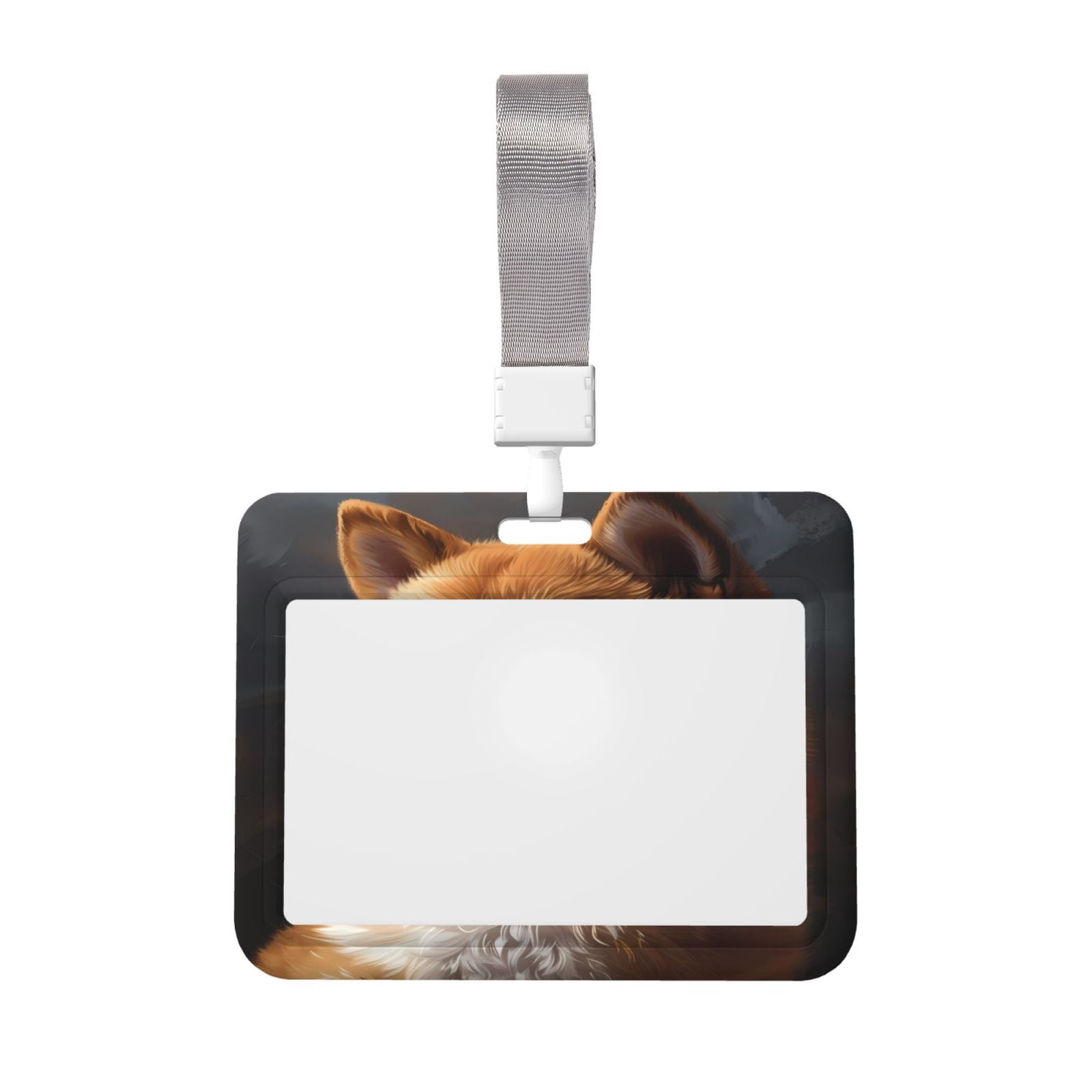 Kdxio Regal Shiba Inu Card Badge Holder Work Badge Sleeve for Office ...