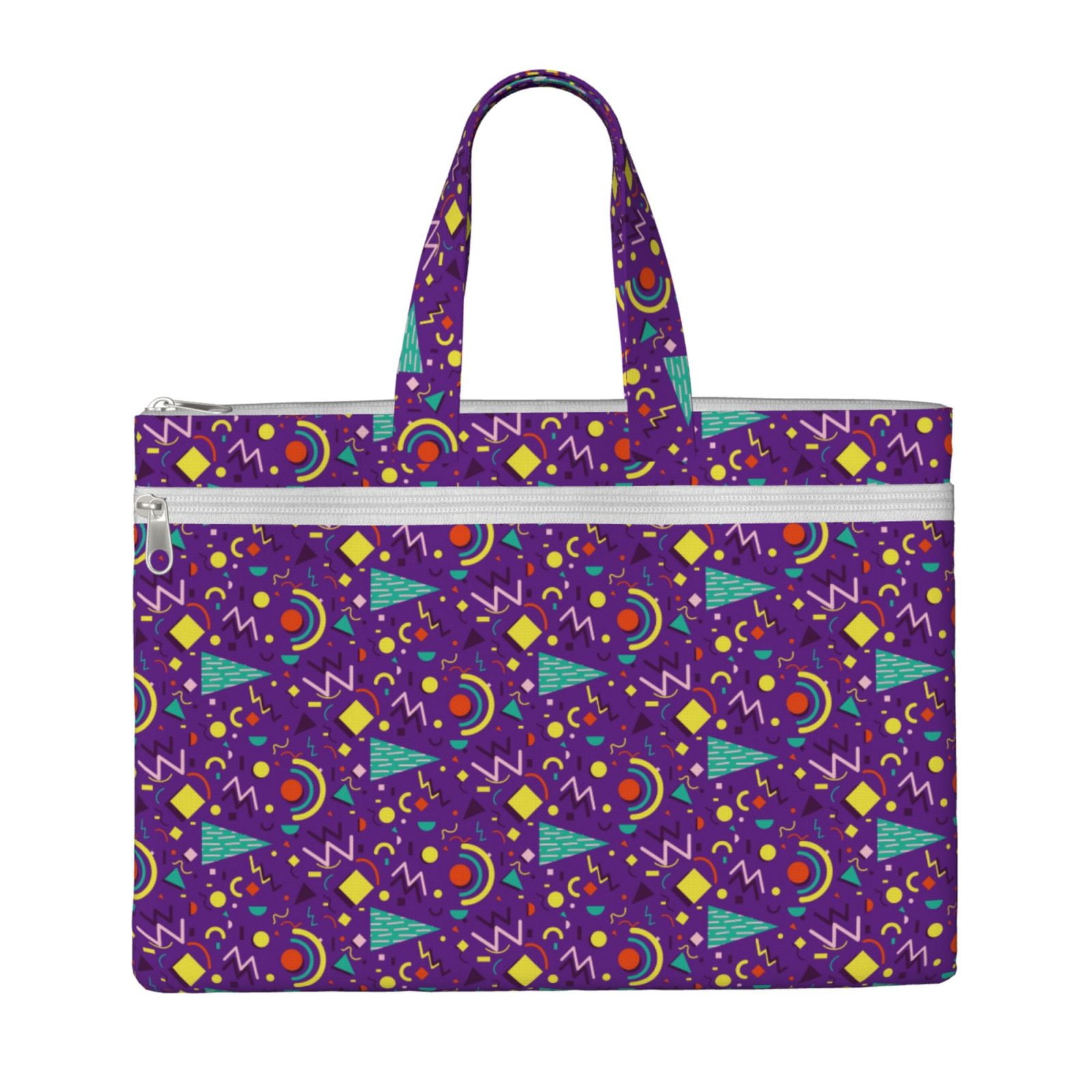 Kdxio Retro 80s Style File Tote Document Bag Business Briefcase Bag ...