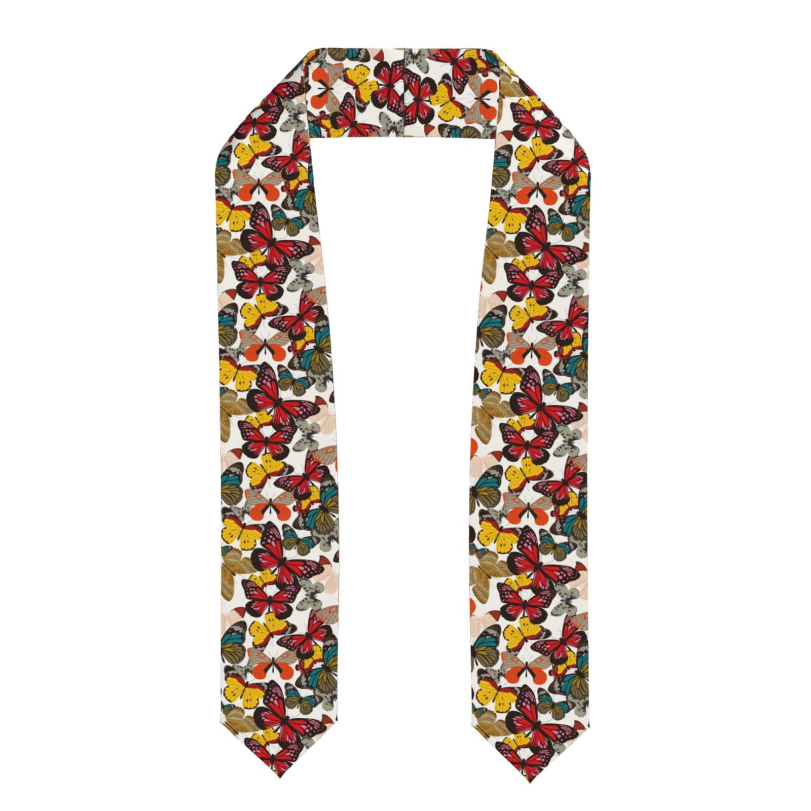 Kdxio Retro Floral Butterfly Graduation Stole Class, Graduation Sash ...