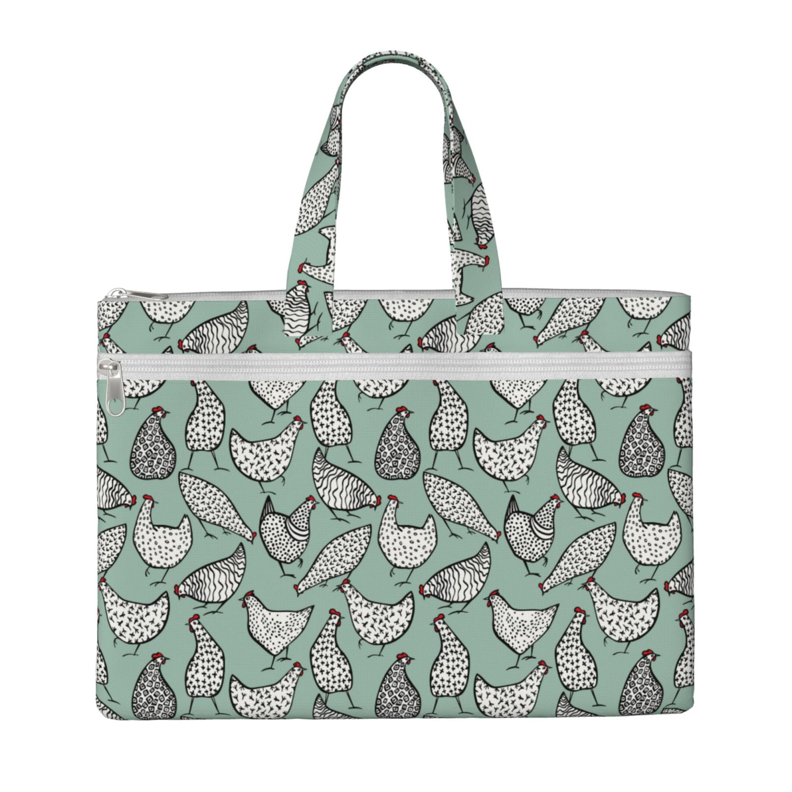 Kdxio Retro Rooster4 File Tote Document Bag Business Briefcase Bag ...