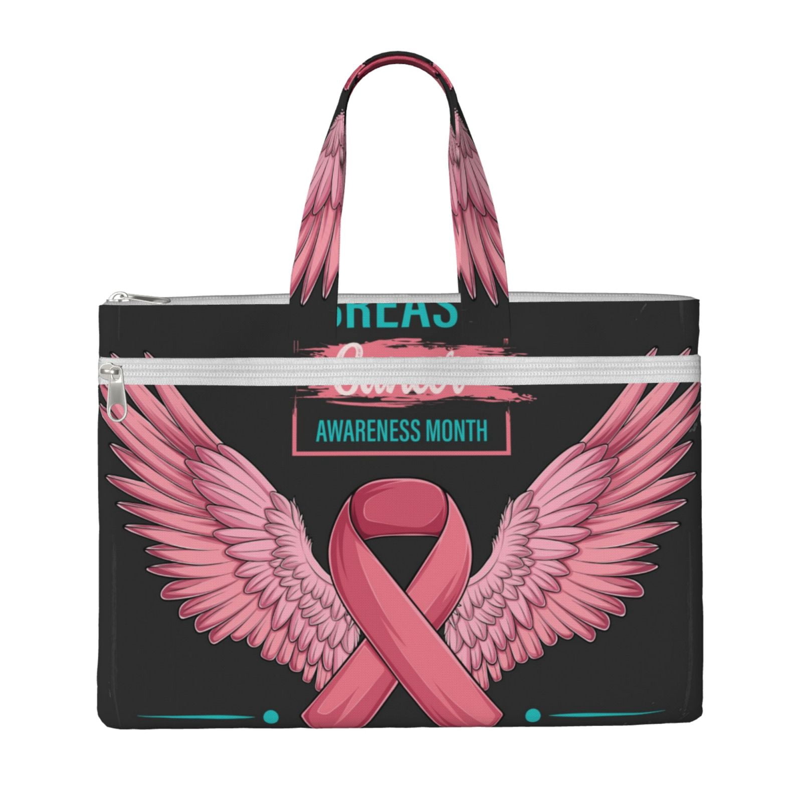 Kdxio Ribbon With Angel Wings File Tote Document Bag Business Briefcase ...