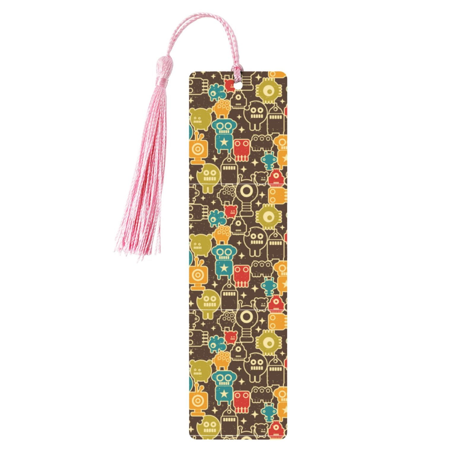 Kdxio Robot and Monsters Print Metal Tassel Bookmarks,Perfect Gift for ...
