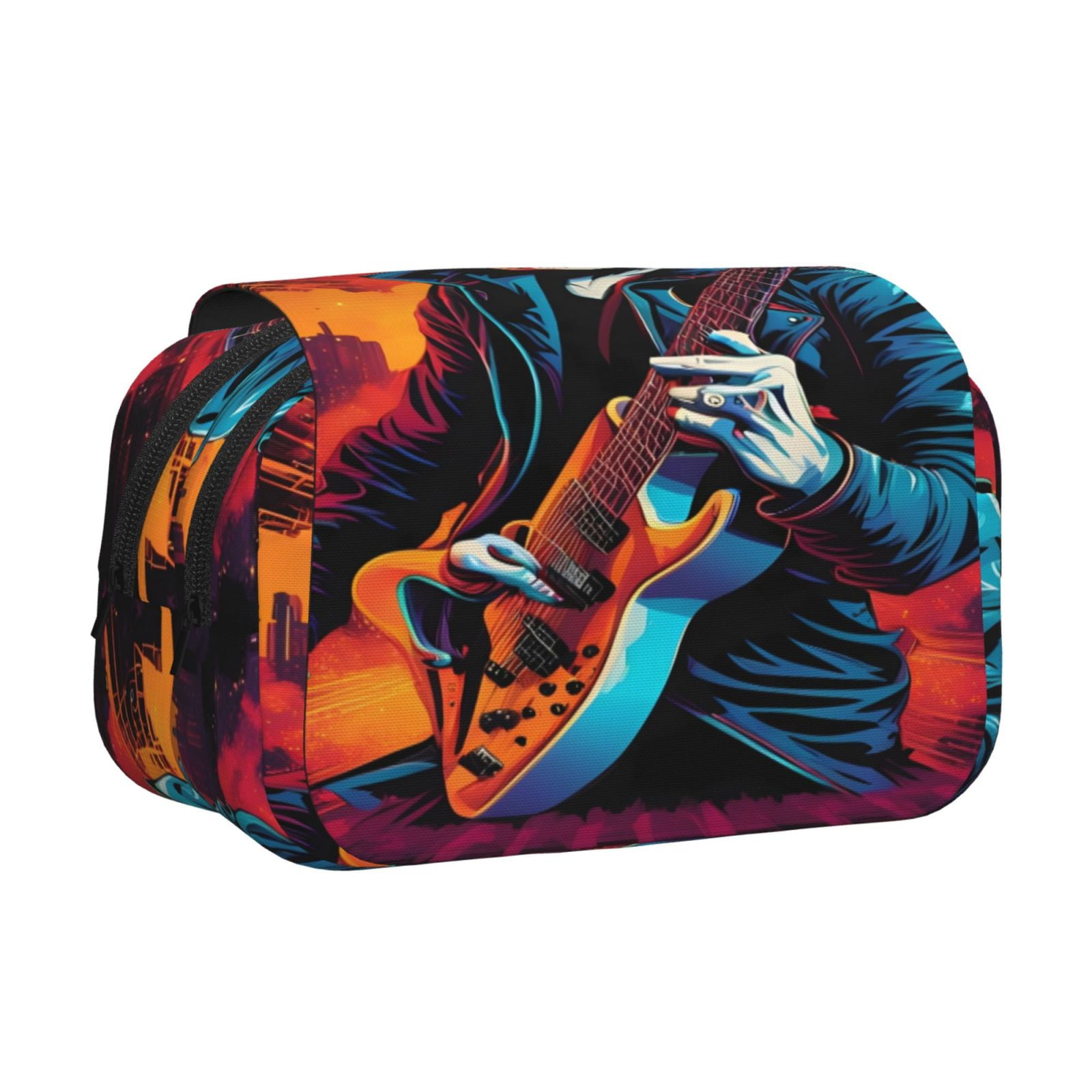 Kdxio Rock Skull Singer for Double Compartment Pen Case Oxford ...