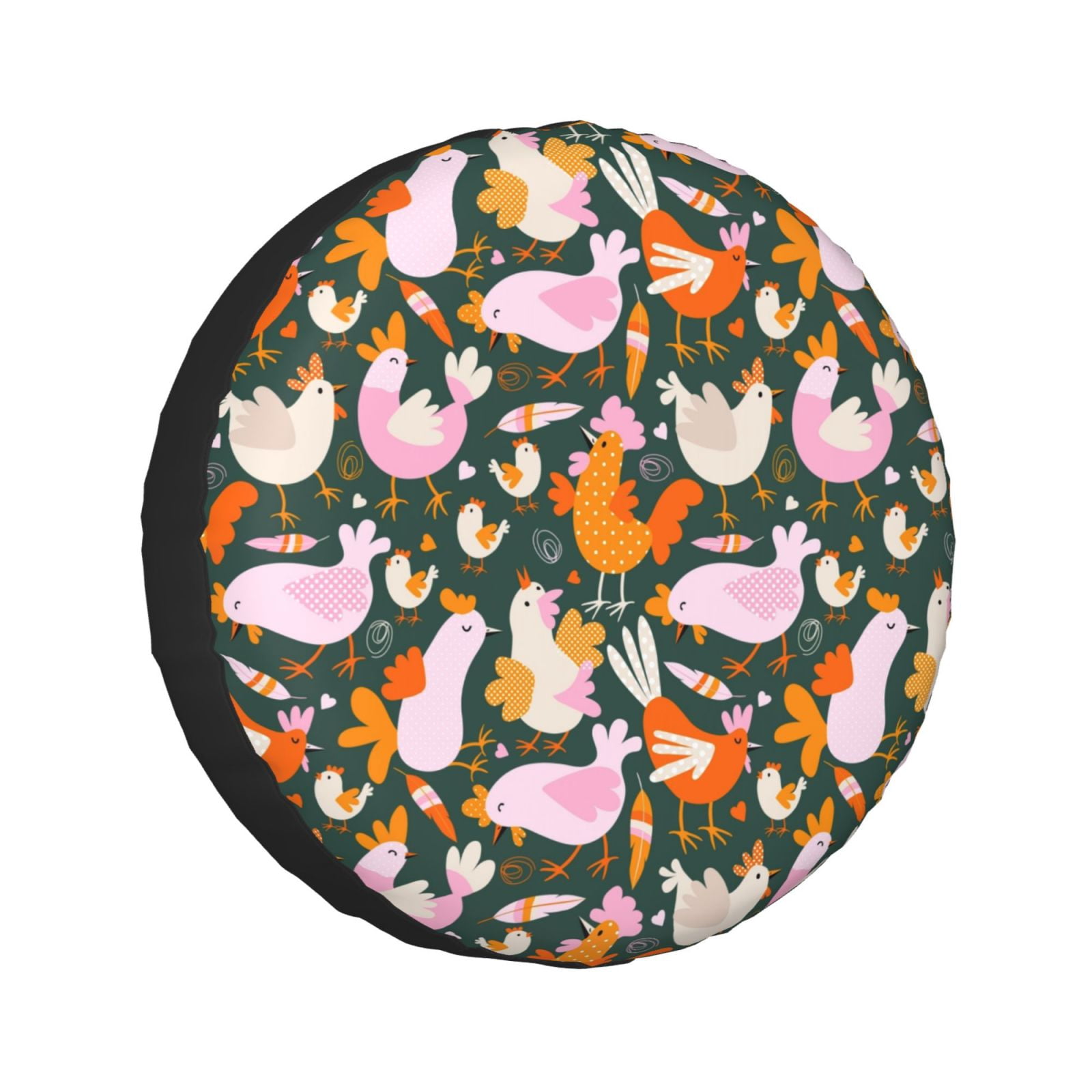 Kdxio Roosters and Chicks for Tire Cover Wheel Protectors Tyre Covers ...