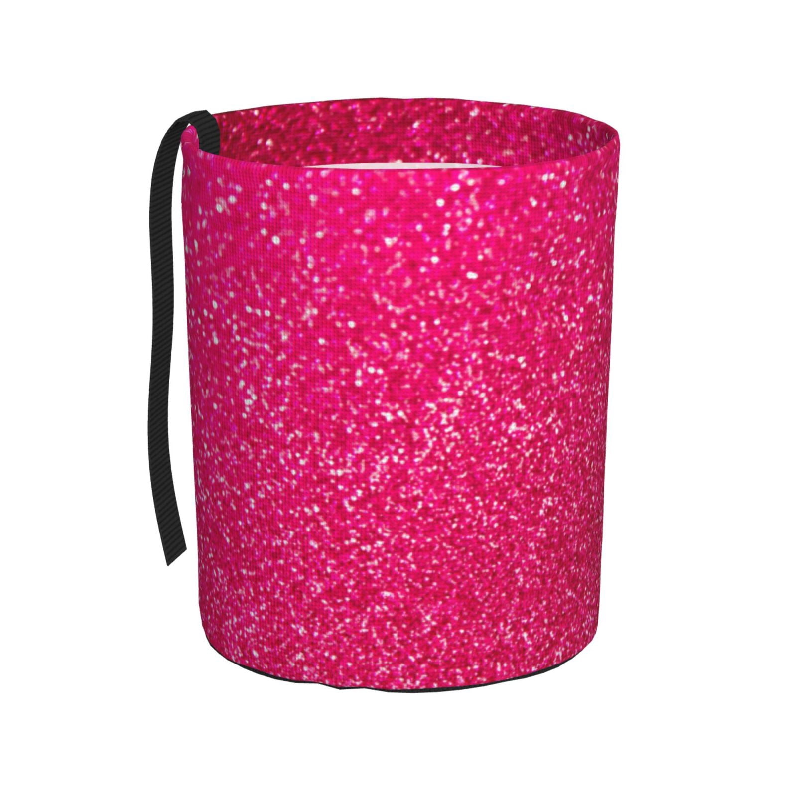 Kdxio Rose Red Glitter Car Trash Can Garbage Car Accessories Trash Can ...