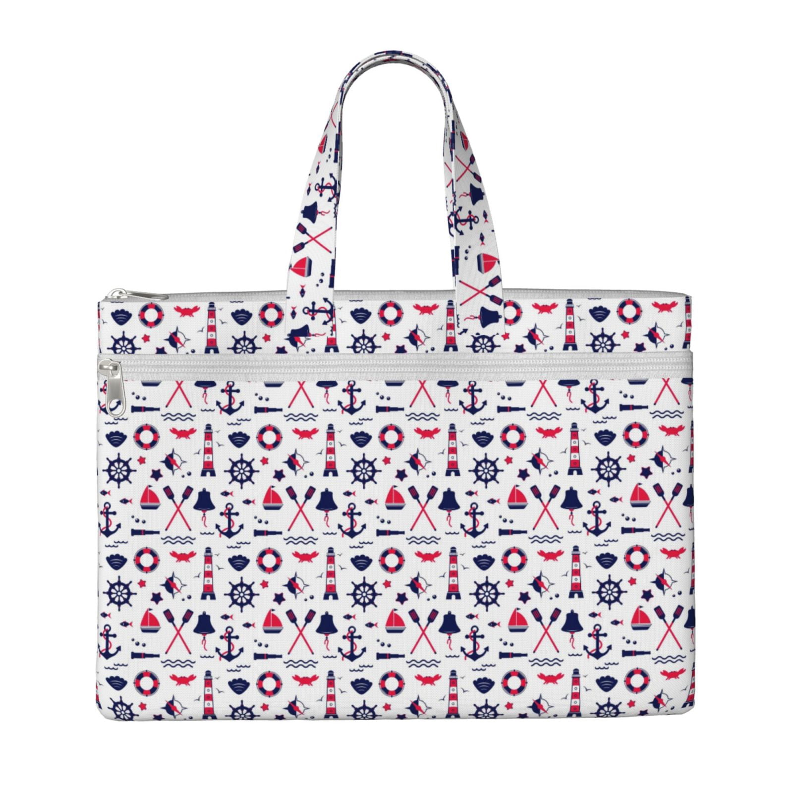 Kdxio Sailing Marine Travel File Tote Document Bag Business Briefcase ...