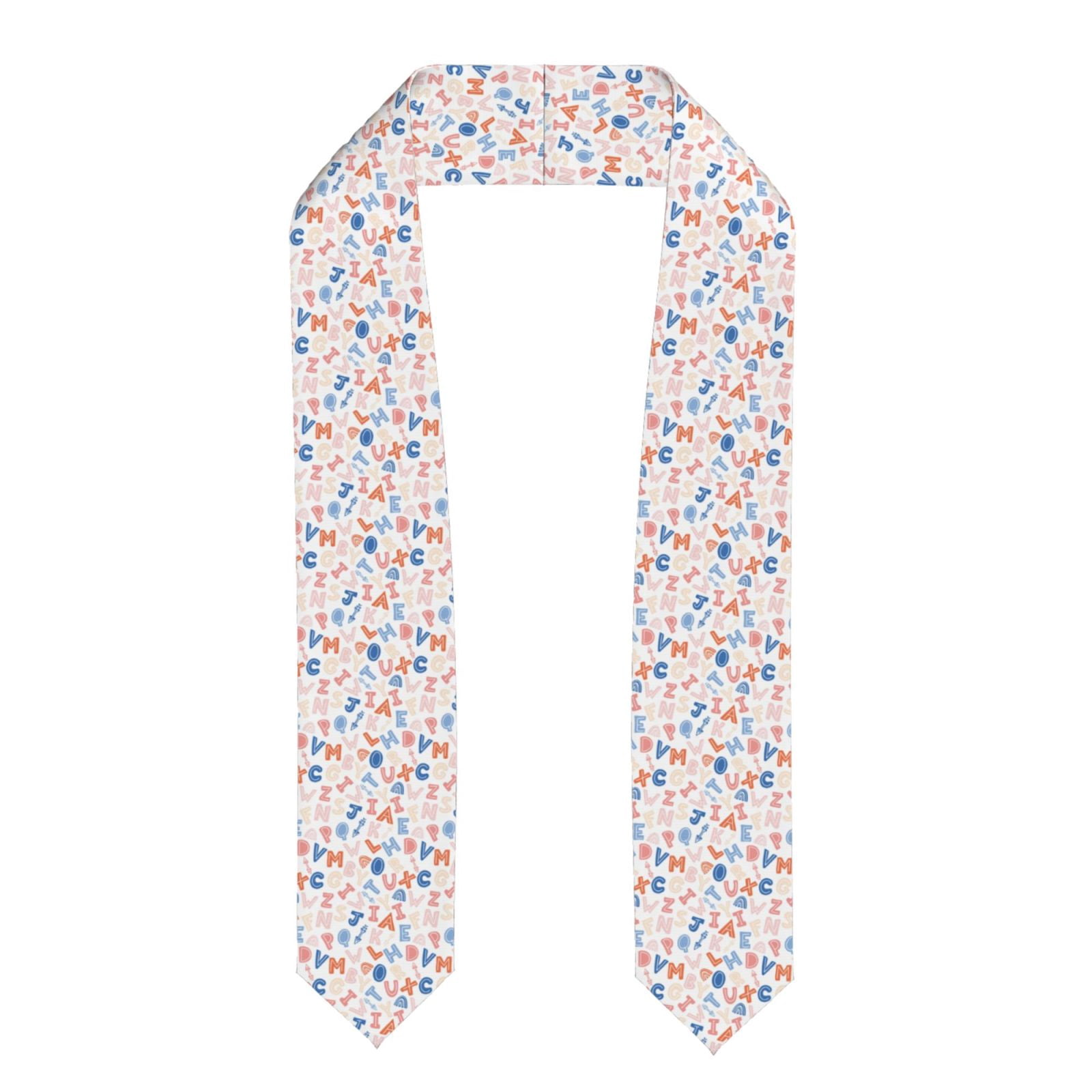 Kdxio Scandinavian Alphabet Graduation Stole Class, Graduation Sash ...