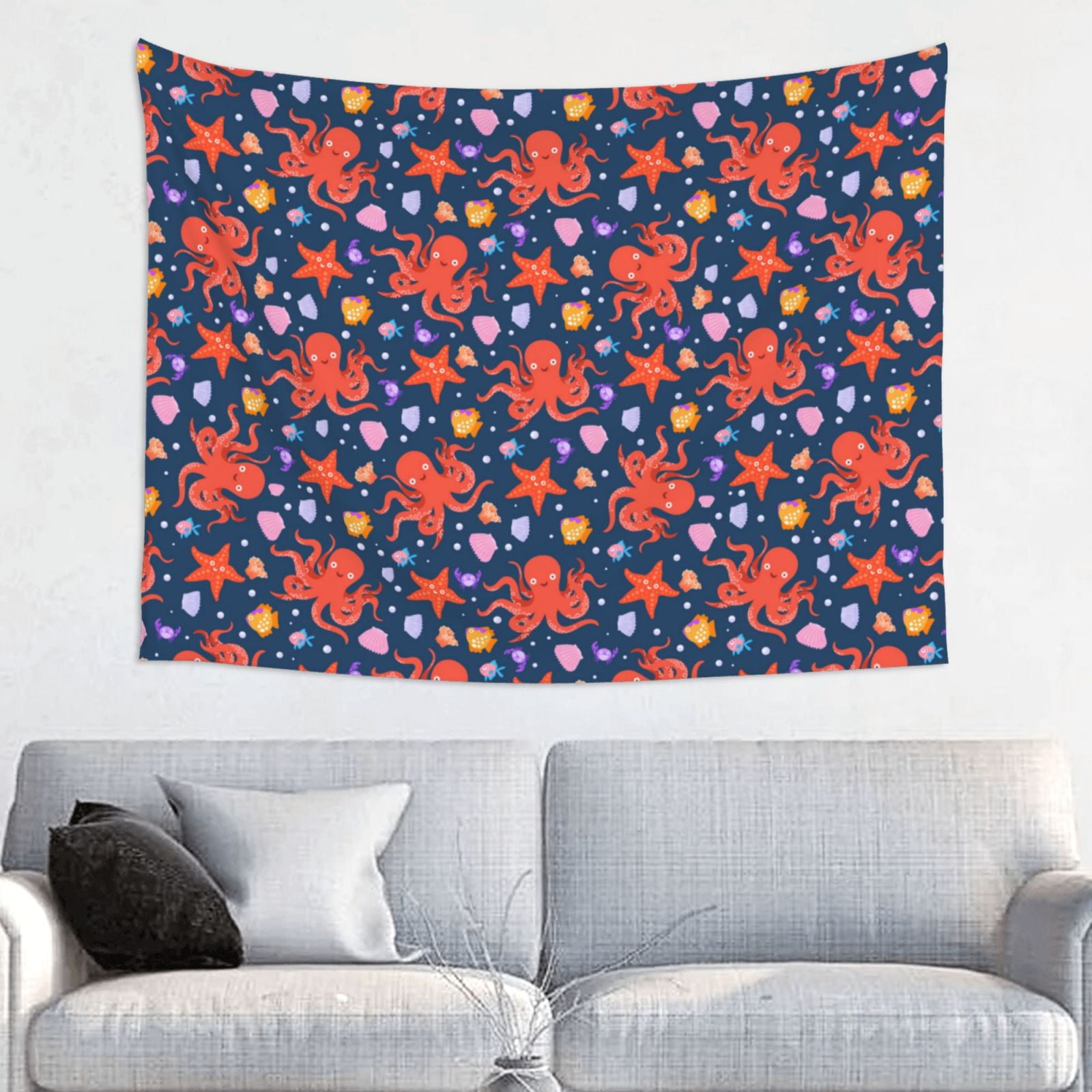 Kdxio Sea Animals Wall Hanging Tapestries Banner For Bedroom College ...