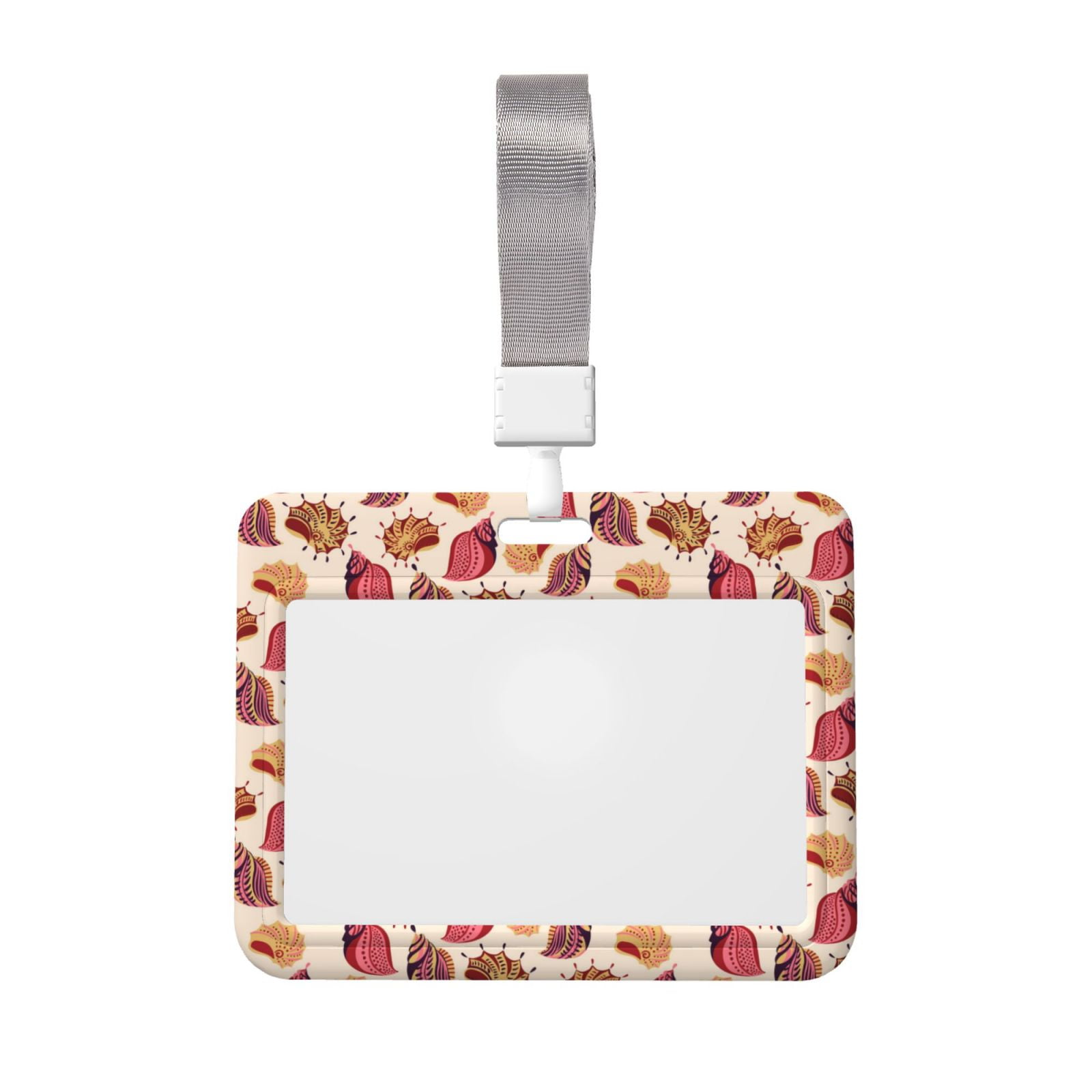 Kdxio Sea Shells Card Badge Holder Work Badge Sleeve for Office, School ...