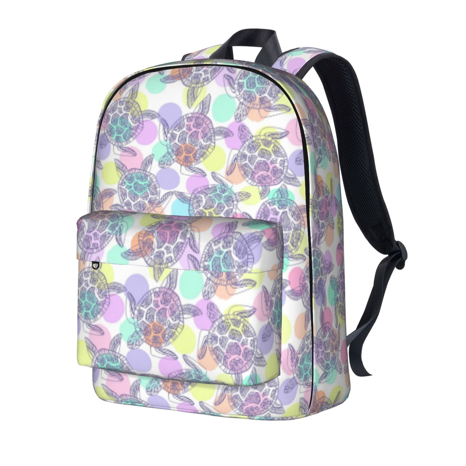 Kdxio Sea Turtles Print School Backpack Travel Bag for Men & Women ...
