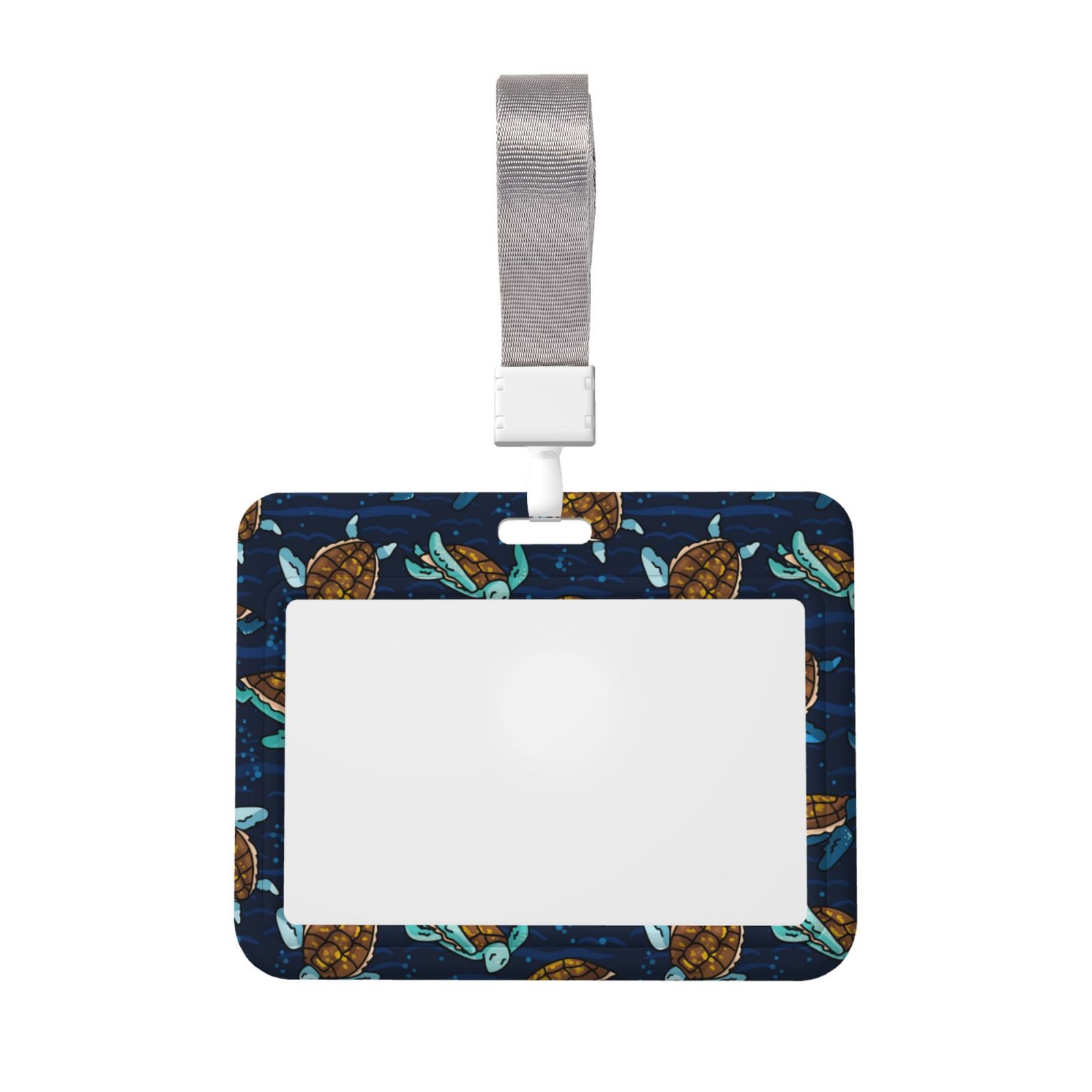 Kdxio Sea Turtles Swimming Card Badge Holder Work Badge Sleeve for ...