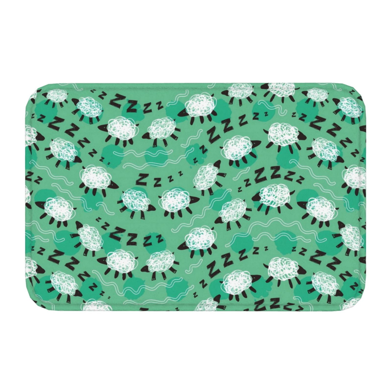 Kdxio Sheep Zzz,16" x 24", Non-Slip Front Door Mats,Outdoor Welcome Mat ...