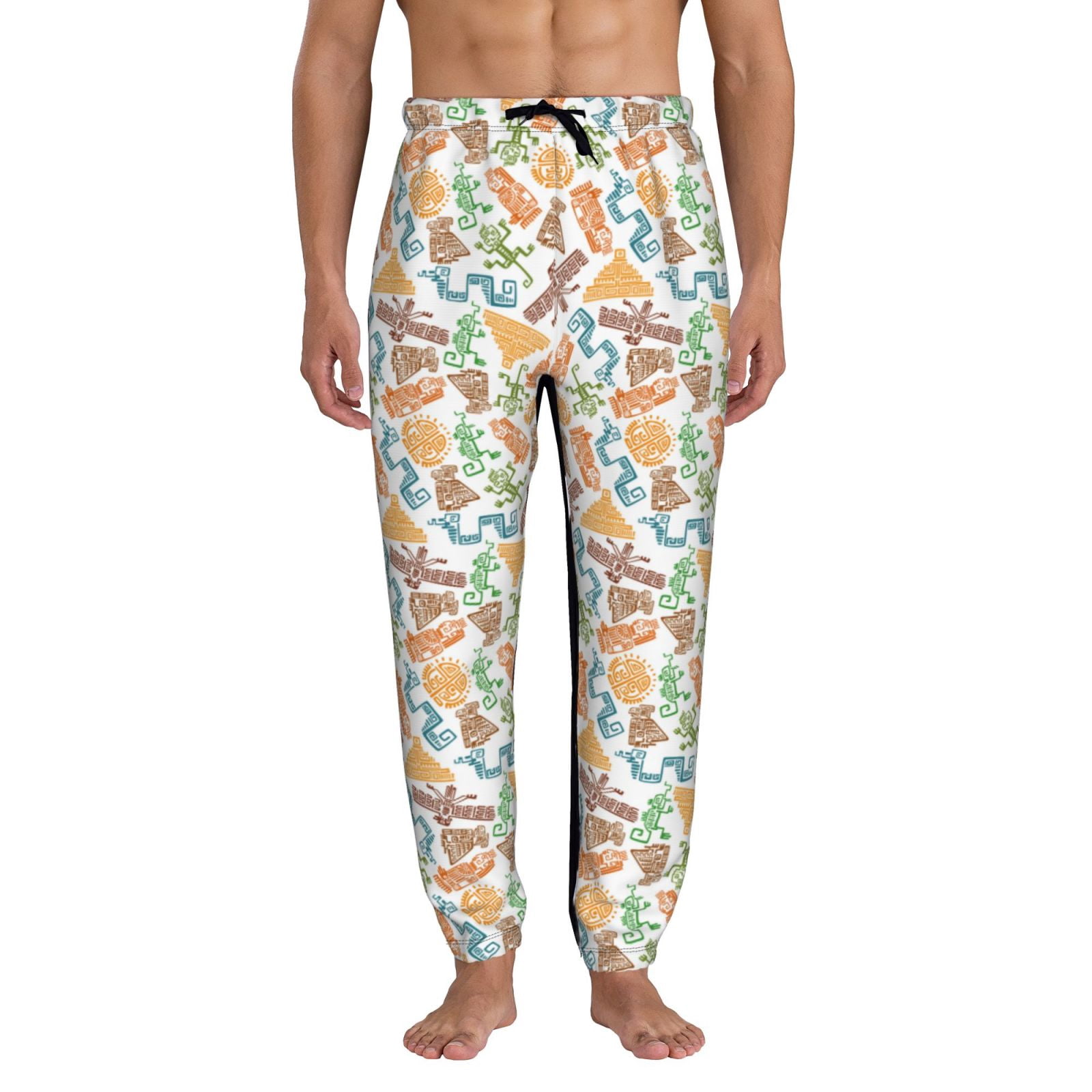 Kdxio Simple Drawing Pattern Joggers,Sweatpants for Men with Pockets ...