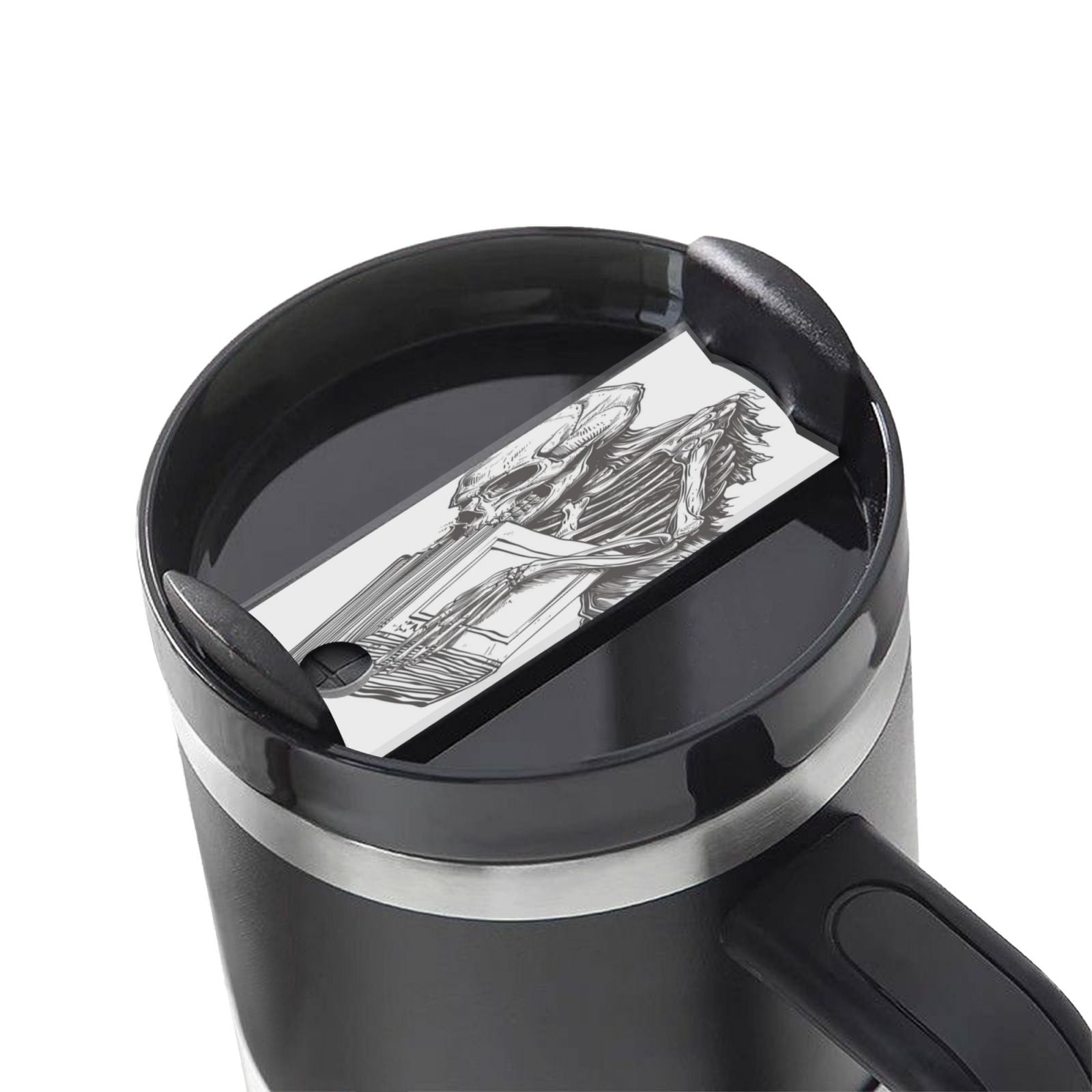 Kdxio Skeleton Book Lover Name Plate Compatible Stanley Cups Name Tag ...