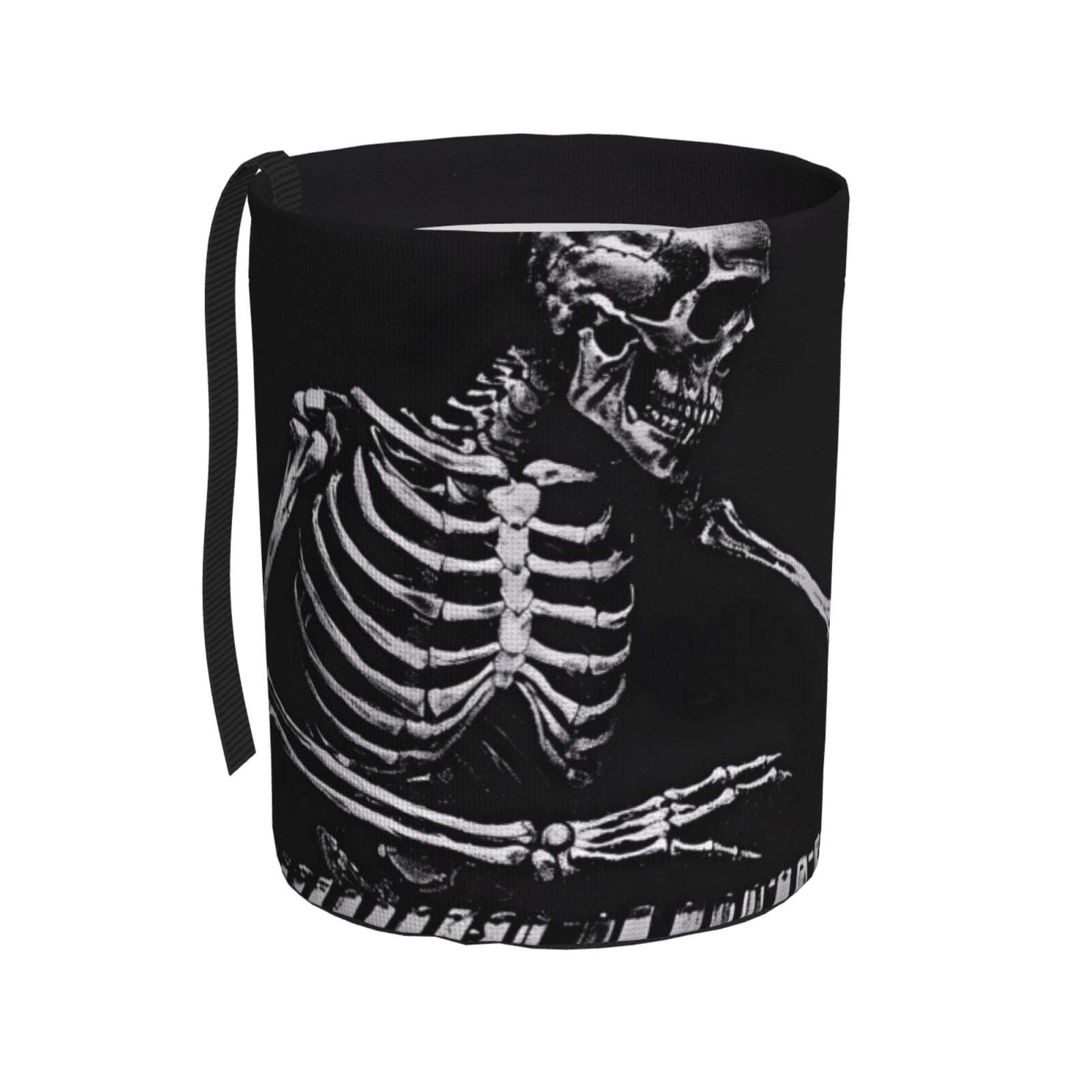 Kdxio Skeleton Playing Xylophone Car Trash Can Garbage Car Accessories ...