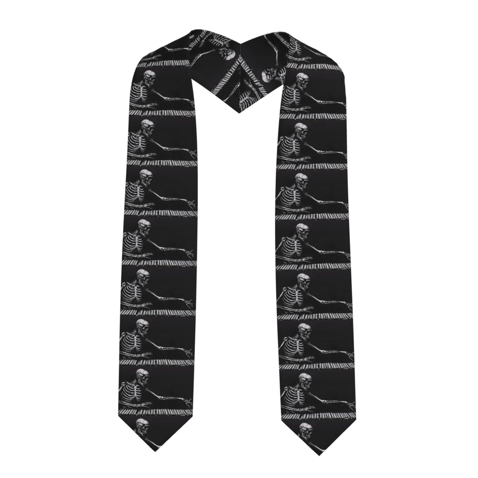 Kdxio Skeleton Playing Xylophone Graduation Stole Class, Graduation ...