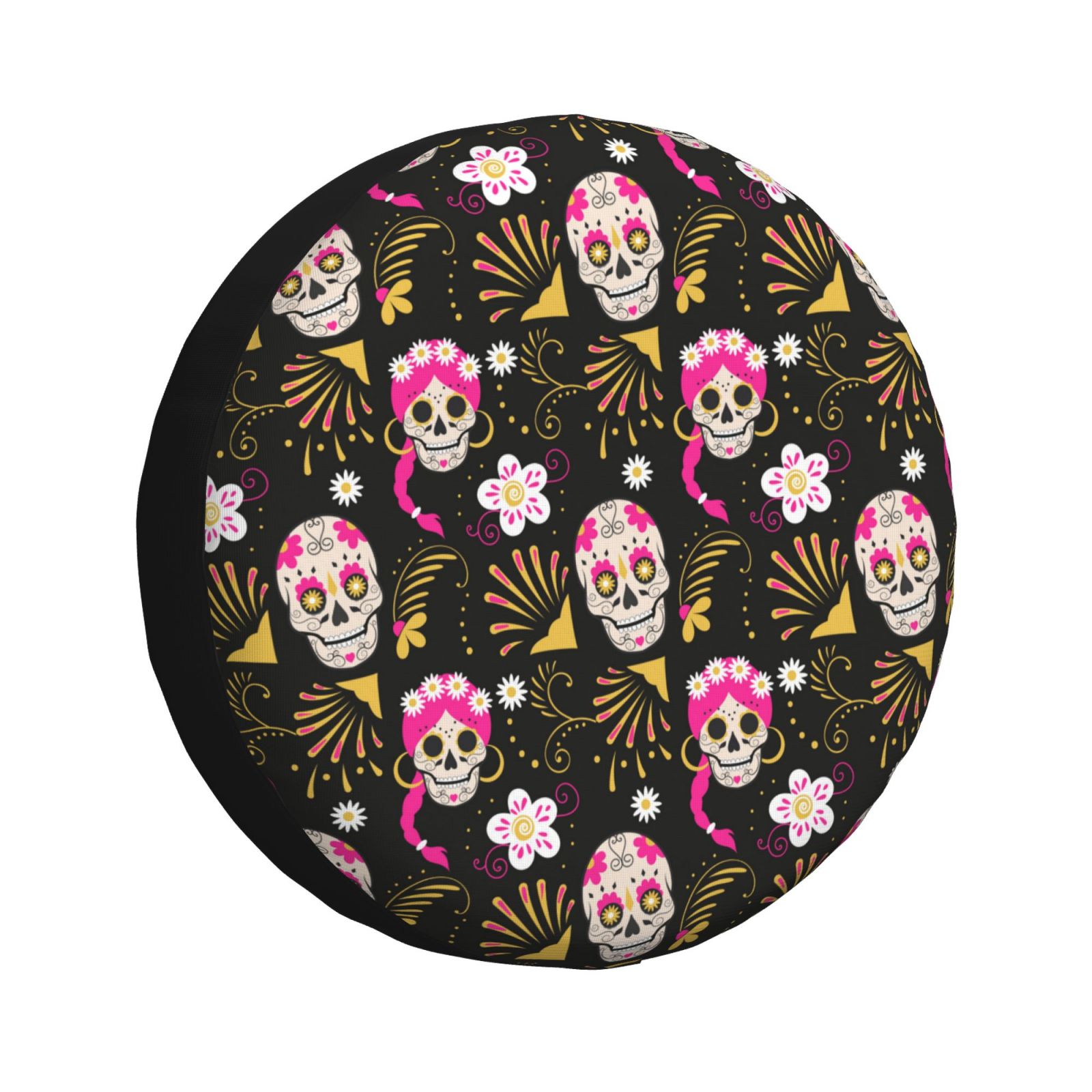 Kdxio Skull Daisy for Tire Cover Wheel Protectors Tyre Covers ...