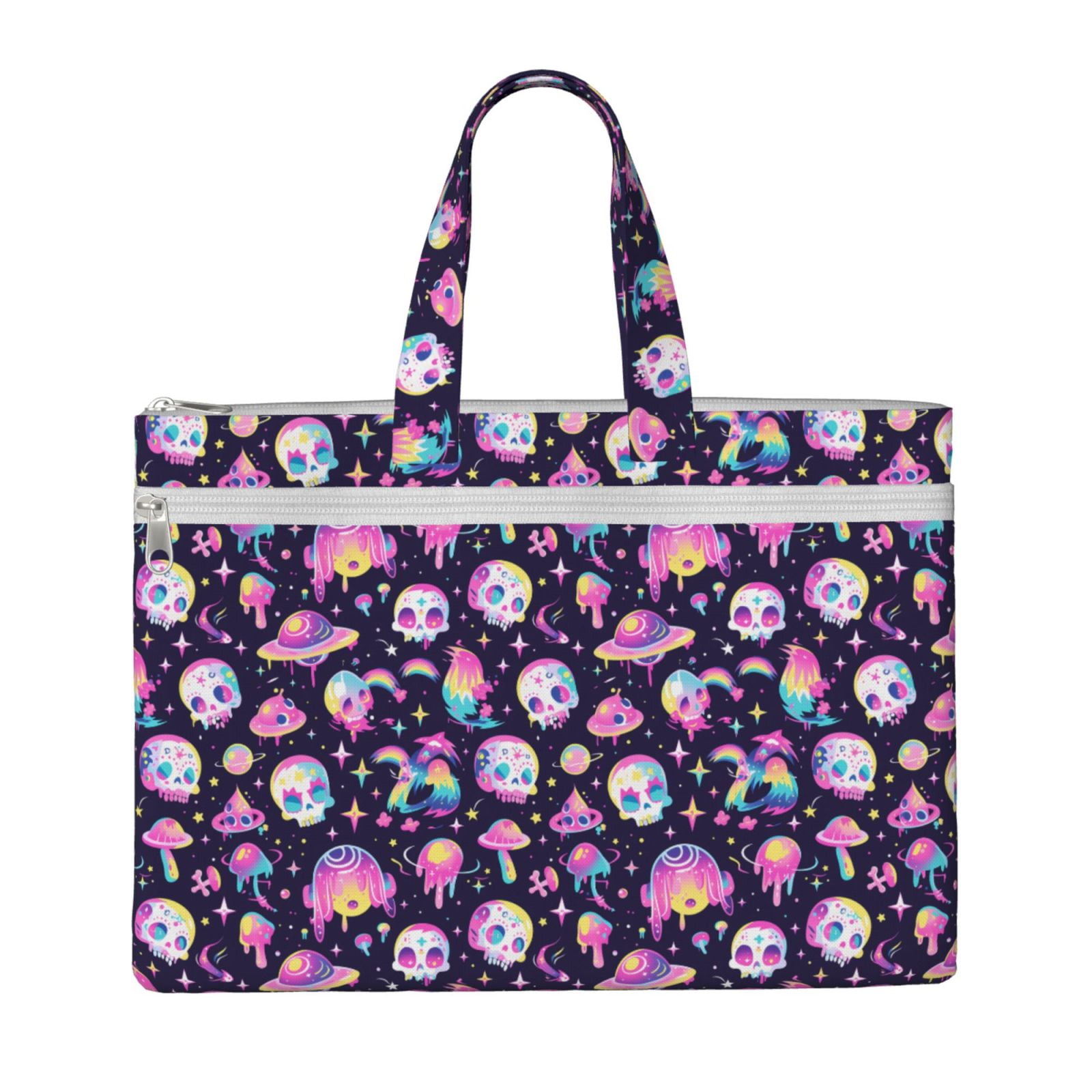 Kdxio Skull mushroom space File Tote Document Bag Business Briefcase ...