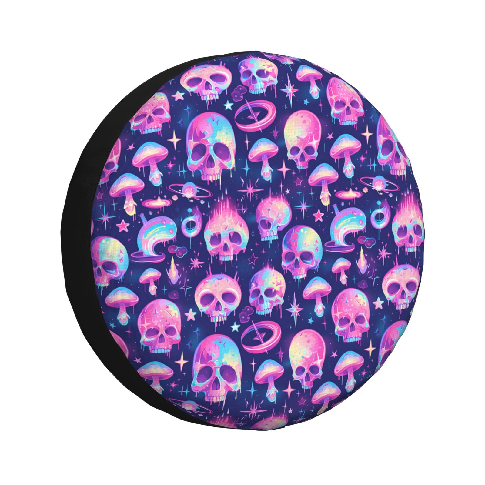 Kdxio Skull rainbow color for Tire Cover Wheel Protectors Tyre Covers ...