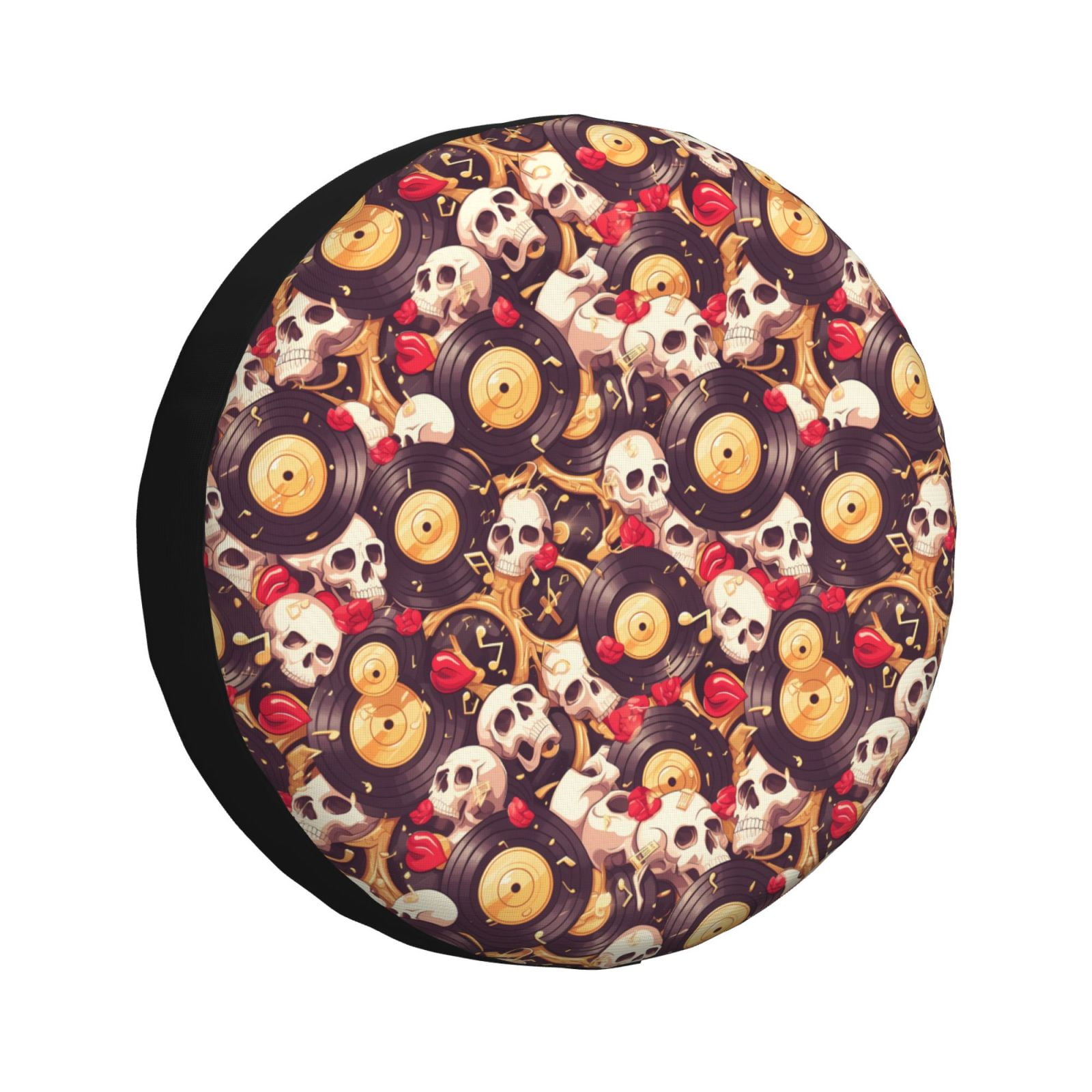 Kdxio Skull record lips for Tire Cover Wheel Protectors Tyre Covers ...