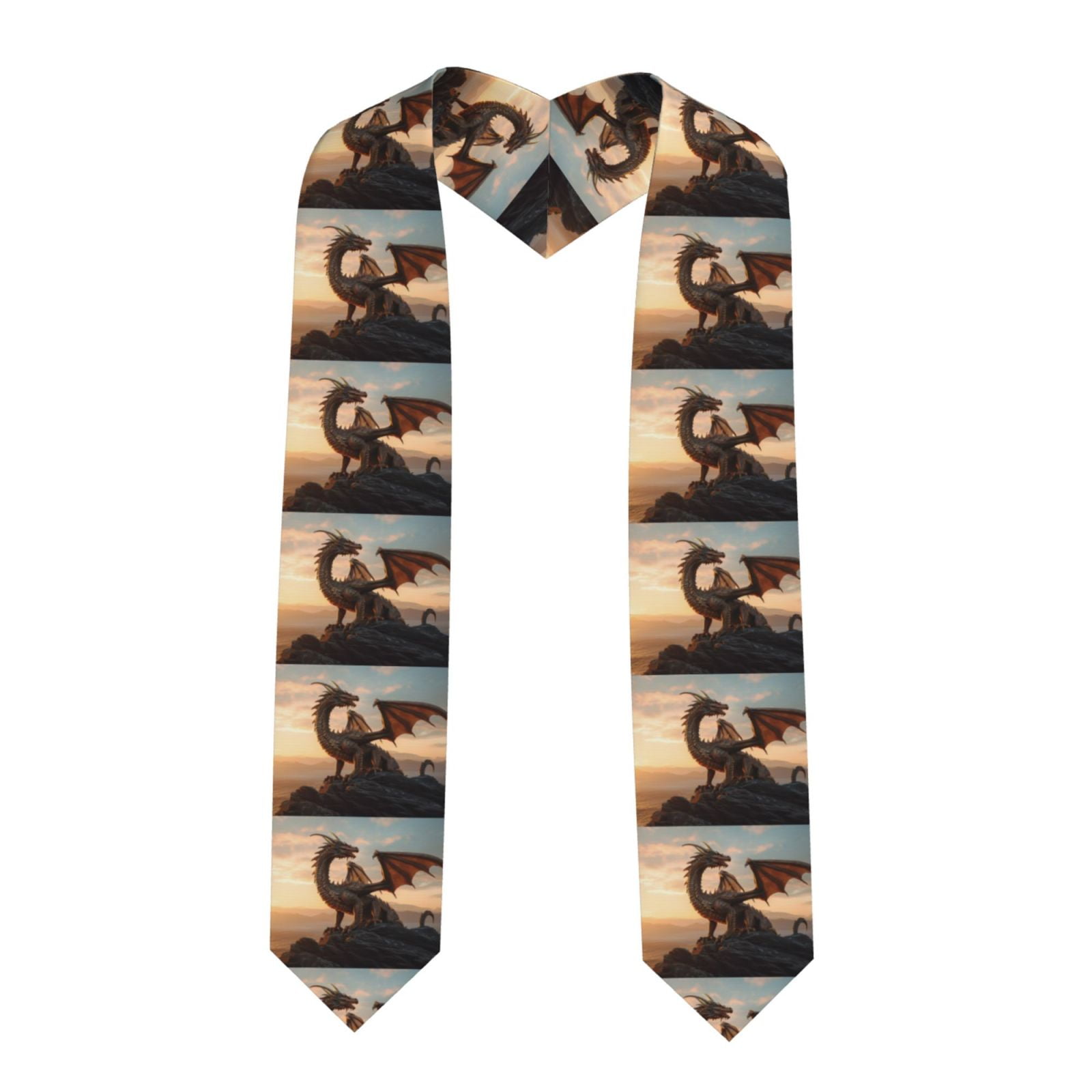 Kdxio Sky Sunset Bronze Dragon Graduation Stole Class, Graduation Sash ...