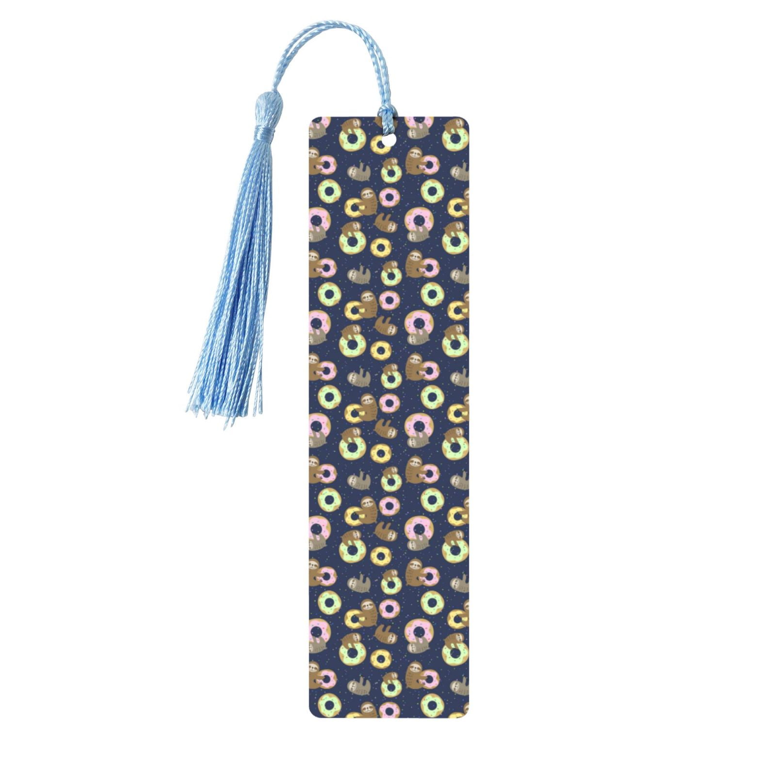 Kdxio Sloth with Donuts Print Metal Tassel Bookmarks,Perfect Gift for ...