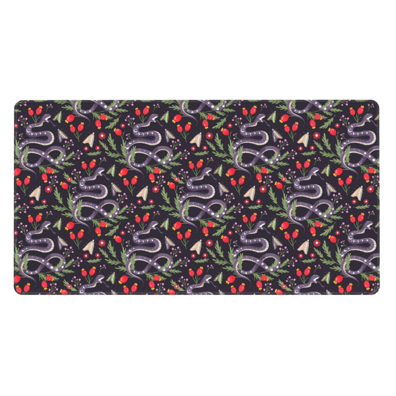 Kdxio Snakes And Snake Fruit Print Large Gaming Mouse Pad,Non-Slip Base ...