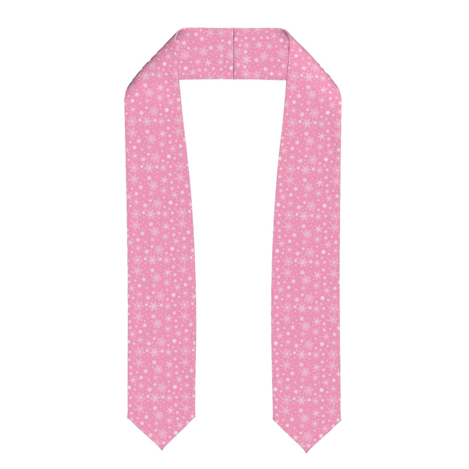 Kdxio Snowflake pink backgrounds Graduation Stole Class, Graduation ...
