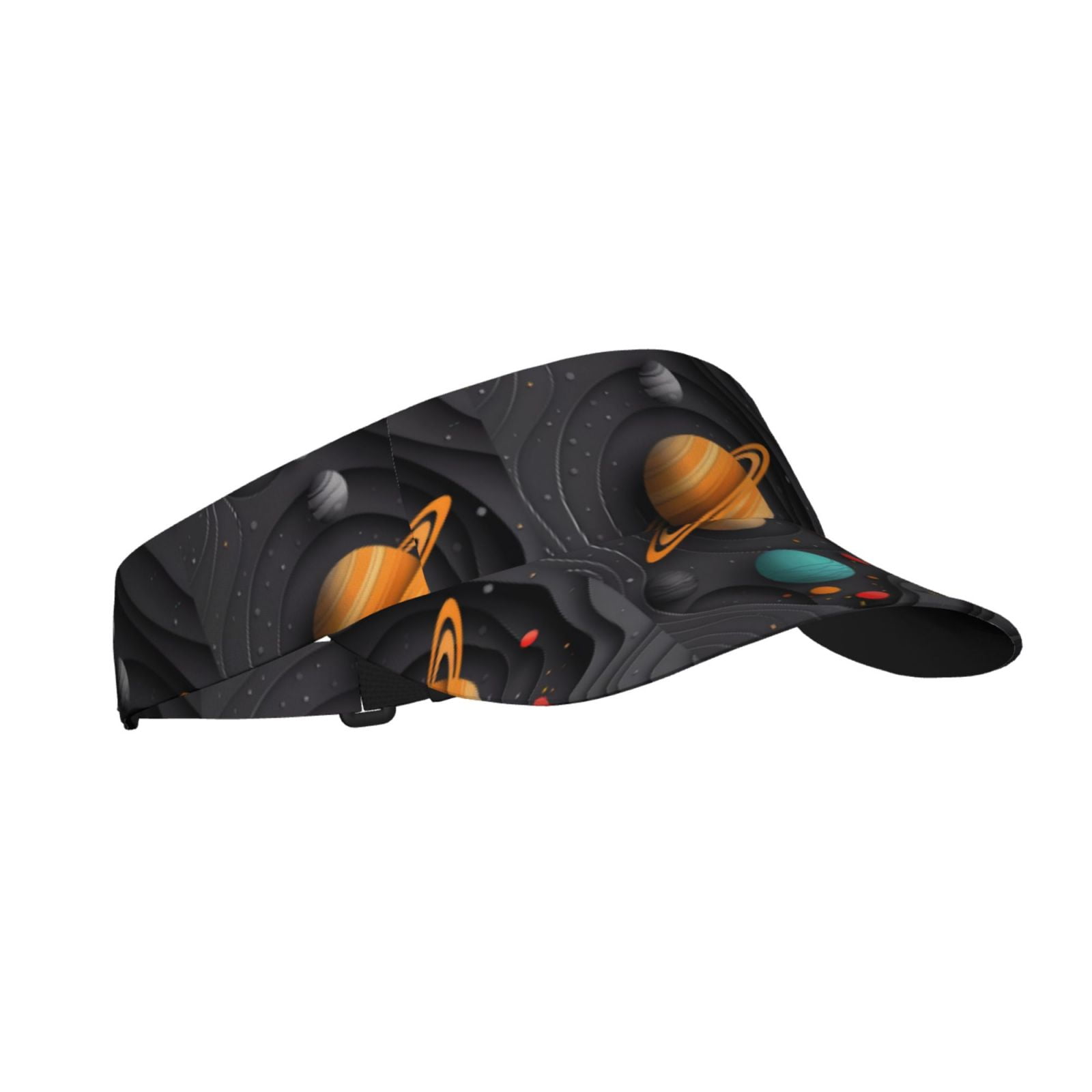 Kdxio Solar System Paper Art Print Sun Visor Hat Golf Visor Adjustable ...