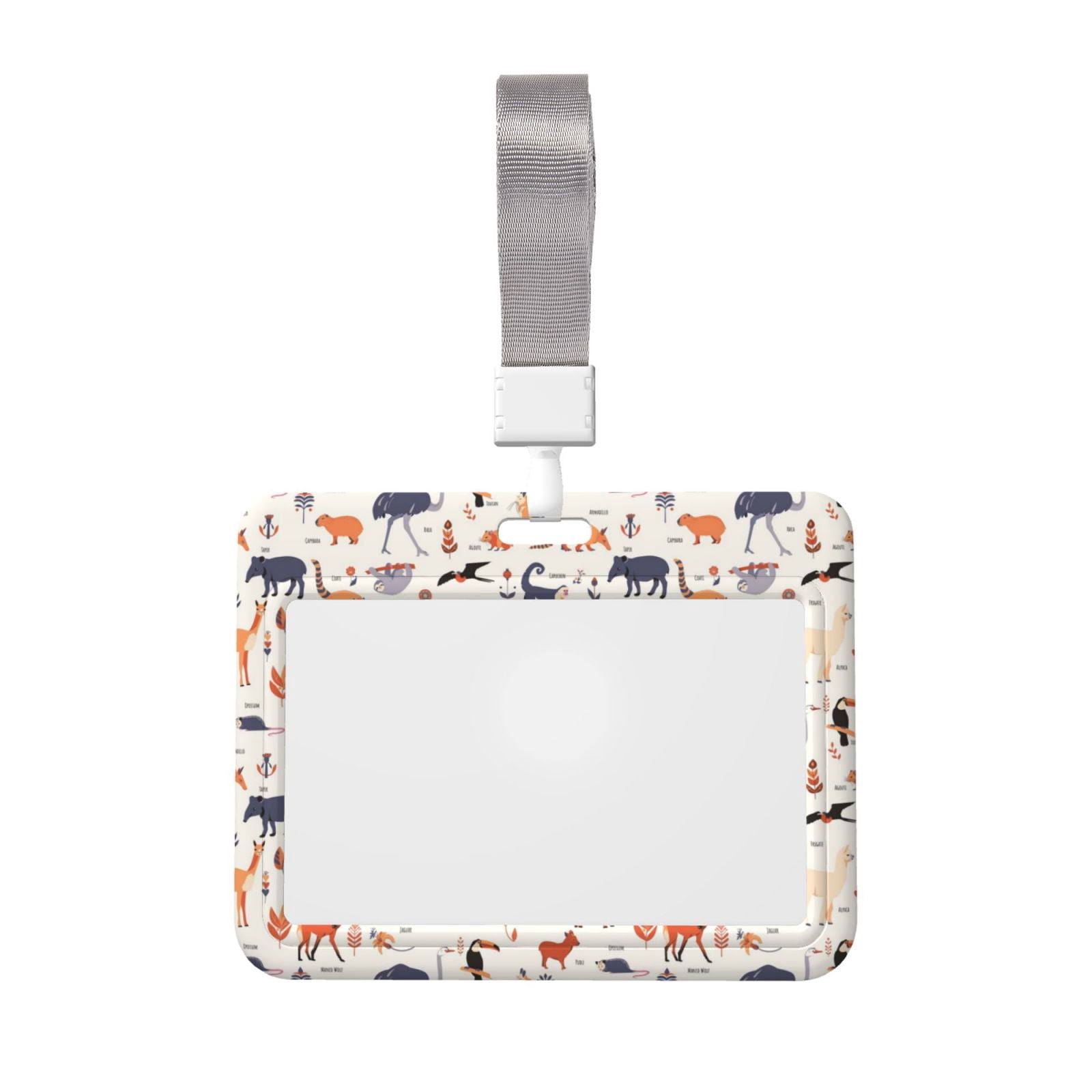 Kdxio South American Animals Card Badge Holder Work Badge Sleeve for ...