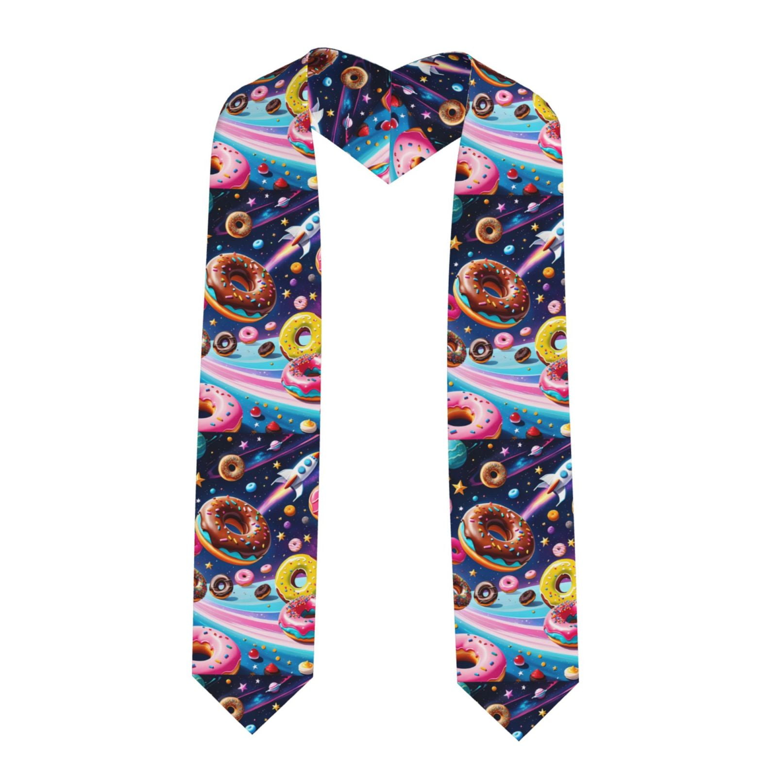 Kdxio Space Colorful Donut Graduation Stole Class, Graduation Sash ...