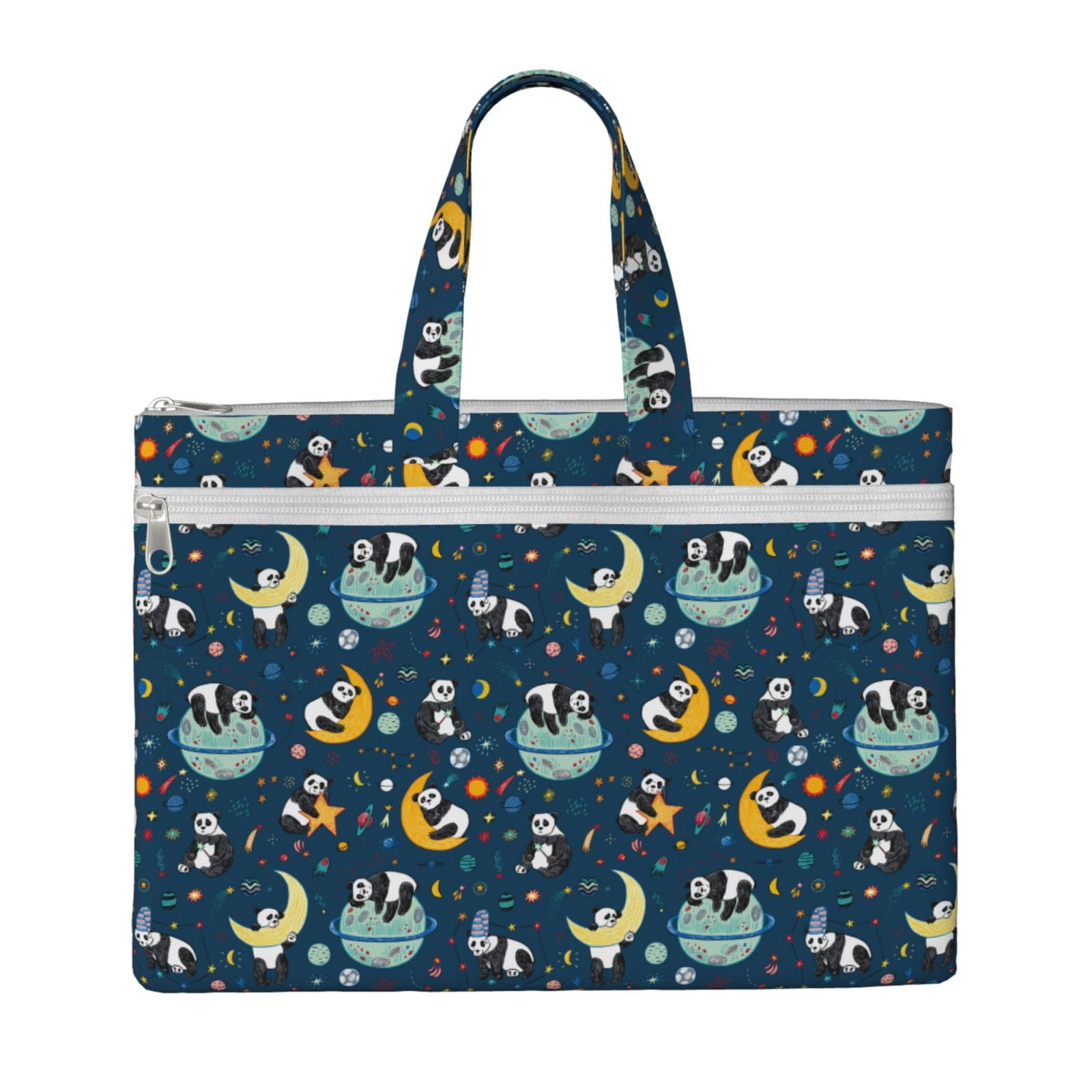 Kdxio Space Sleeping Panda File Tote Document Bag Business Briefcase ...