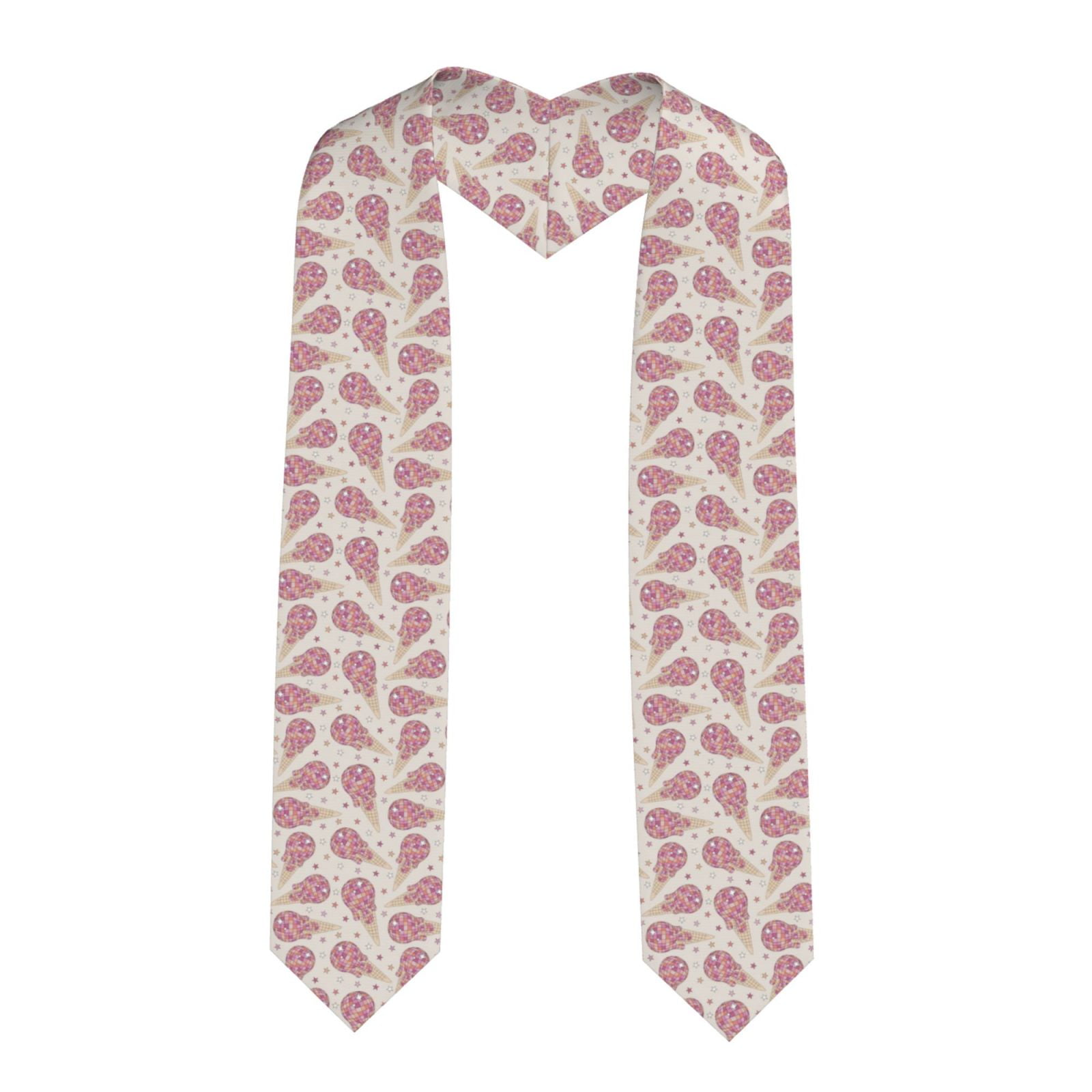 Kdxio Sparkling Ice Cream Graduation Stole Class, Graduation Sash ...