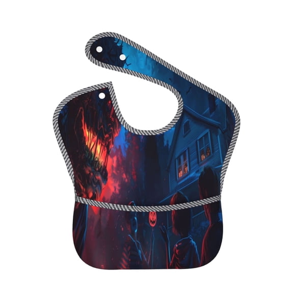 Kdxio Spooky Halloween Night Scene Bibs For Babies, Baby Bibs for ...