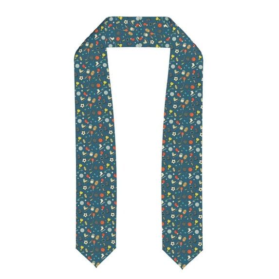 Kdxio Sports Ball Graduation Stole Class, Graduation Sash, Unisex Adult ...