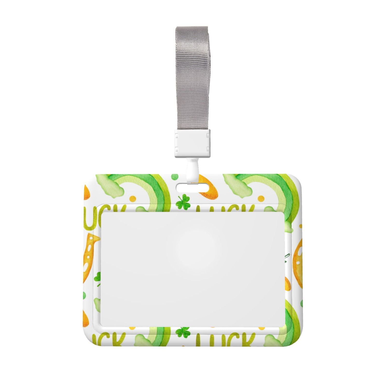 Kdxio St Patrick's Day1 Card Badge Holder Work Badge Sleeve for Office, School, Factory, ID ...