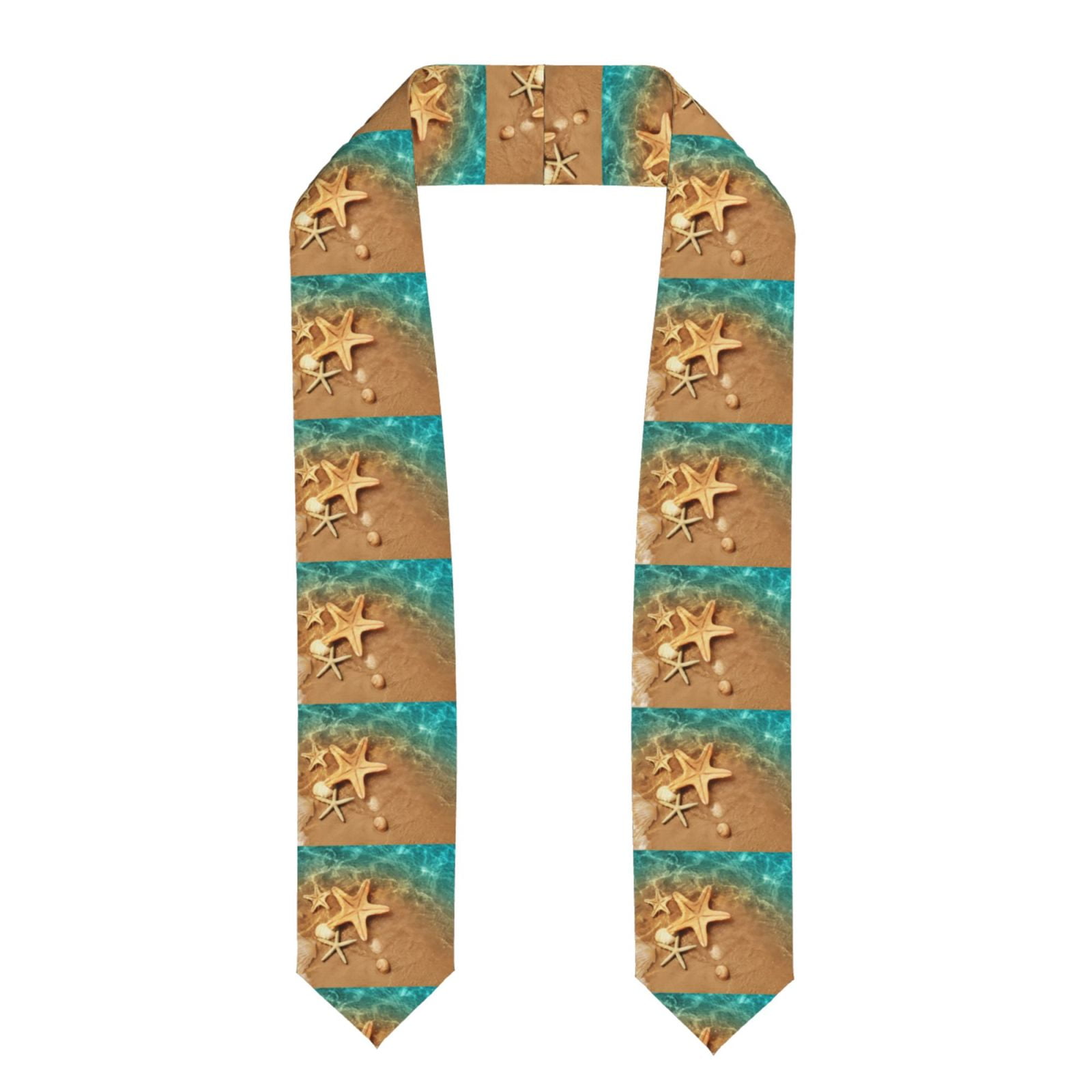 Kdxio Starfish And Seashell 1 Graduation Stole Class, Graduation Sash ...