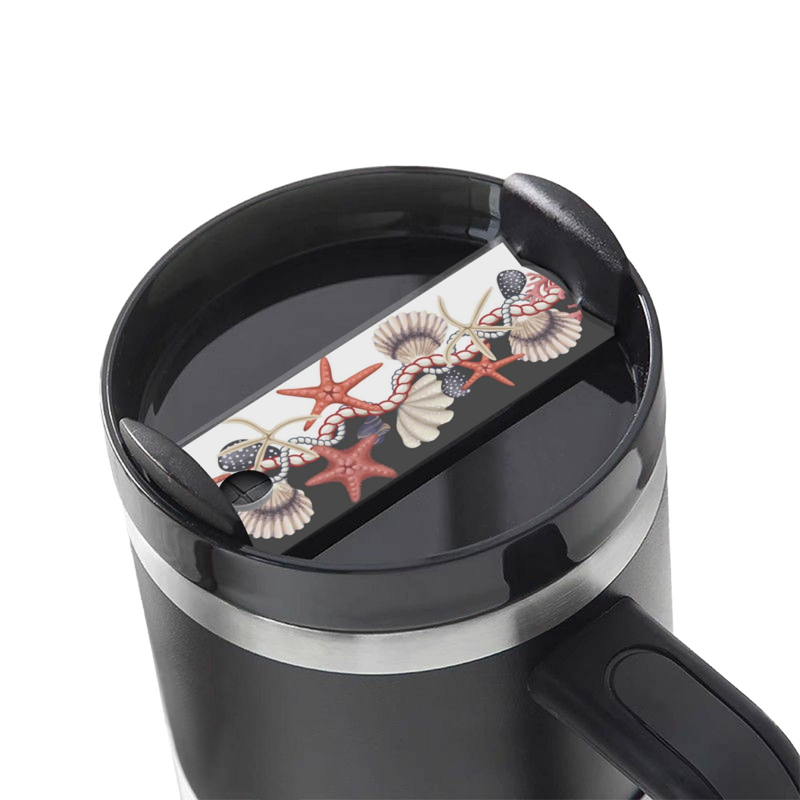 Kdxio Starfishes Shells Name Plate Compatible Stanley Cups Name Tag ...