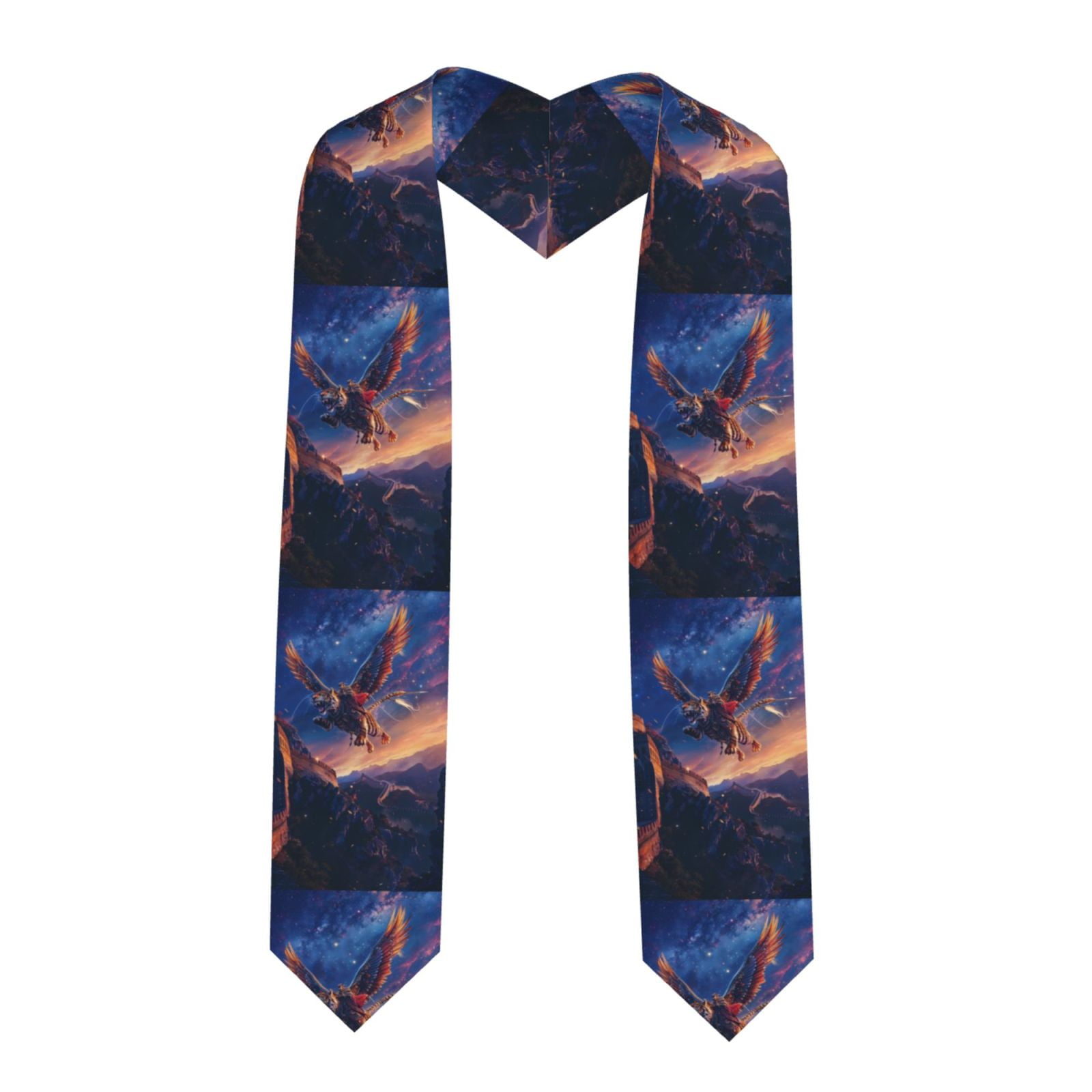 Kdxio Starry Sky Flying Tiger Graduation Stole Class, Graduation Sash ...