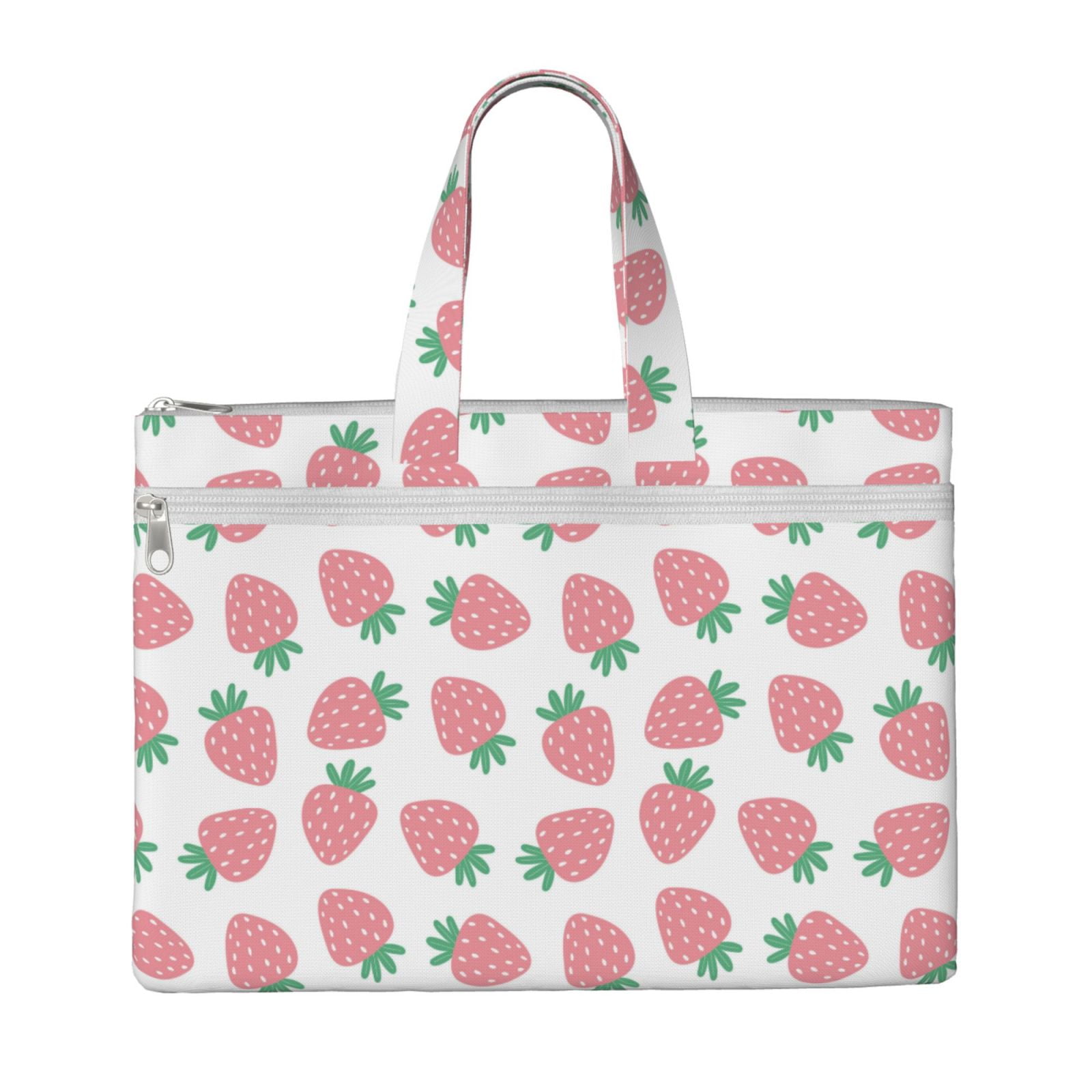 Kdxio Strawberry File Tote Document Bag Business Briefcase Bag Document ...