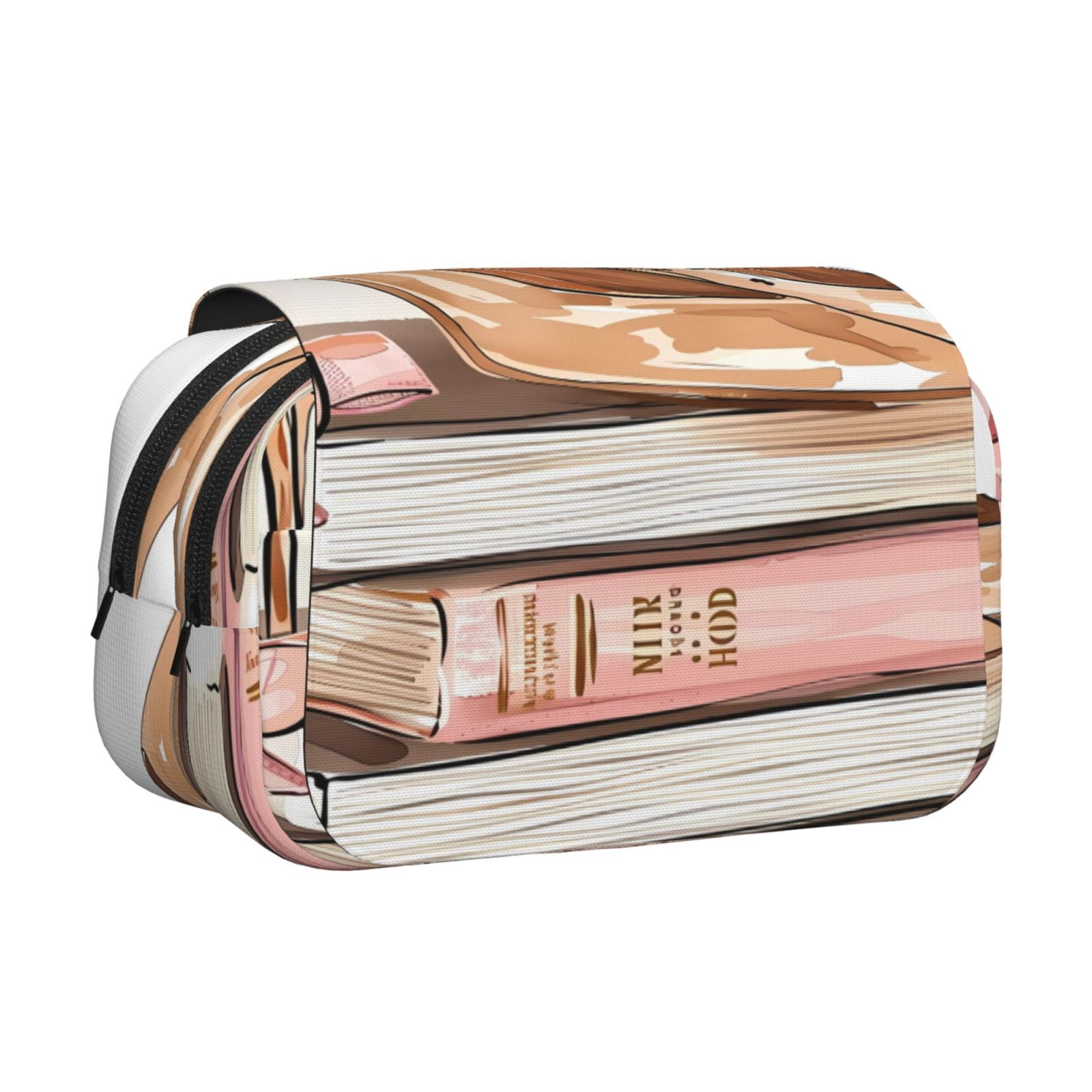 Kdxio Stylish High Heels On Books for Double Compartment Pen Case ...
