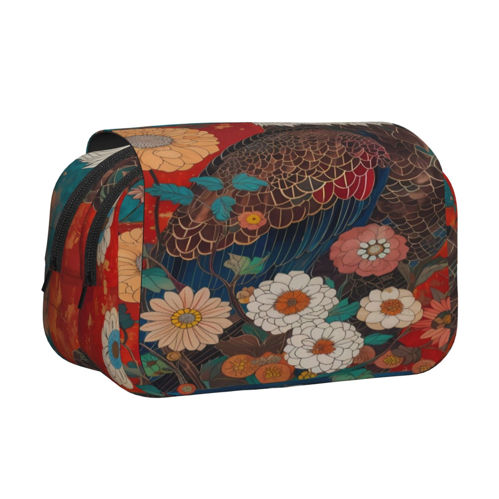 Kdxio Sunflower Bald Eagle for Double Compartment Pen Case Oxford ...