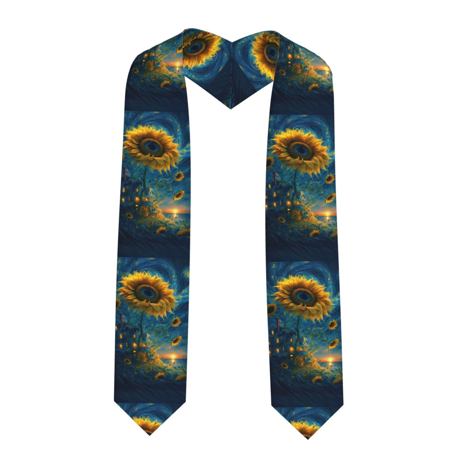 Kdxio Sunflower Castle Starry Sky Graduation Stole Class, Graduation ...
