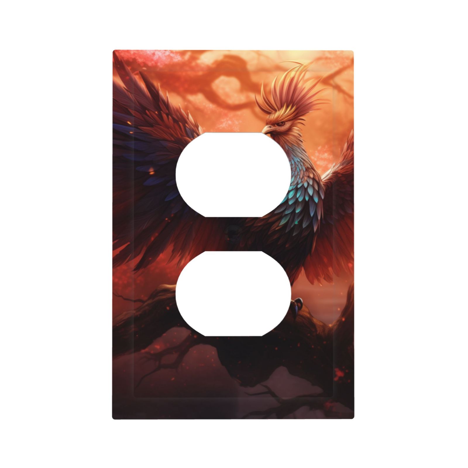 Kdxio Sunset Blossoms Phoenix Perch Decorator Light Switch or ...