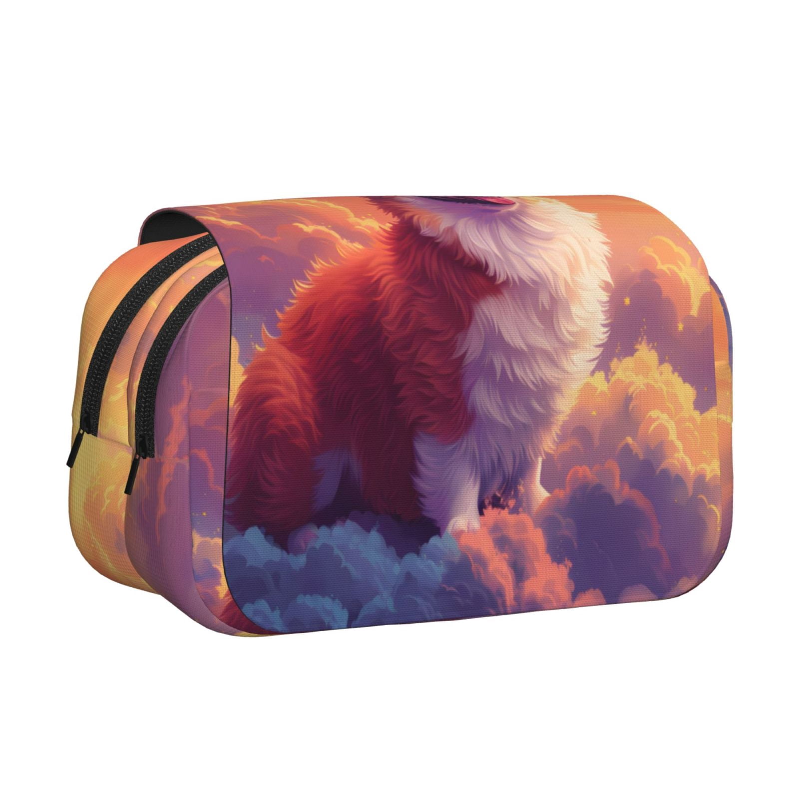 Kdxio Sunset Cloud Corgi for Double Compartment Pen Case Oxford ...