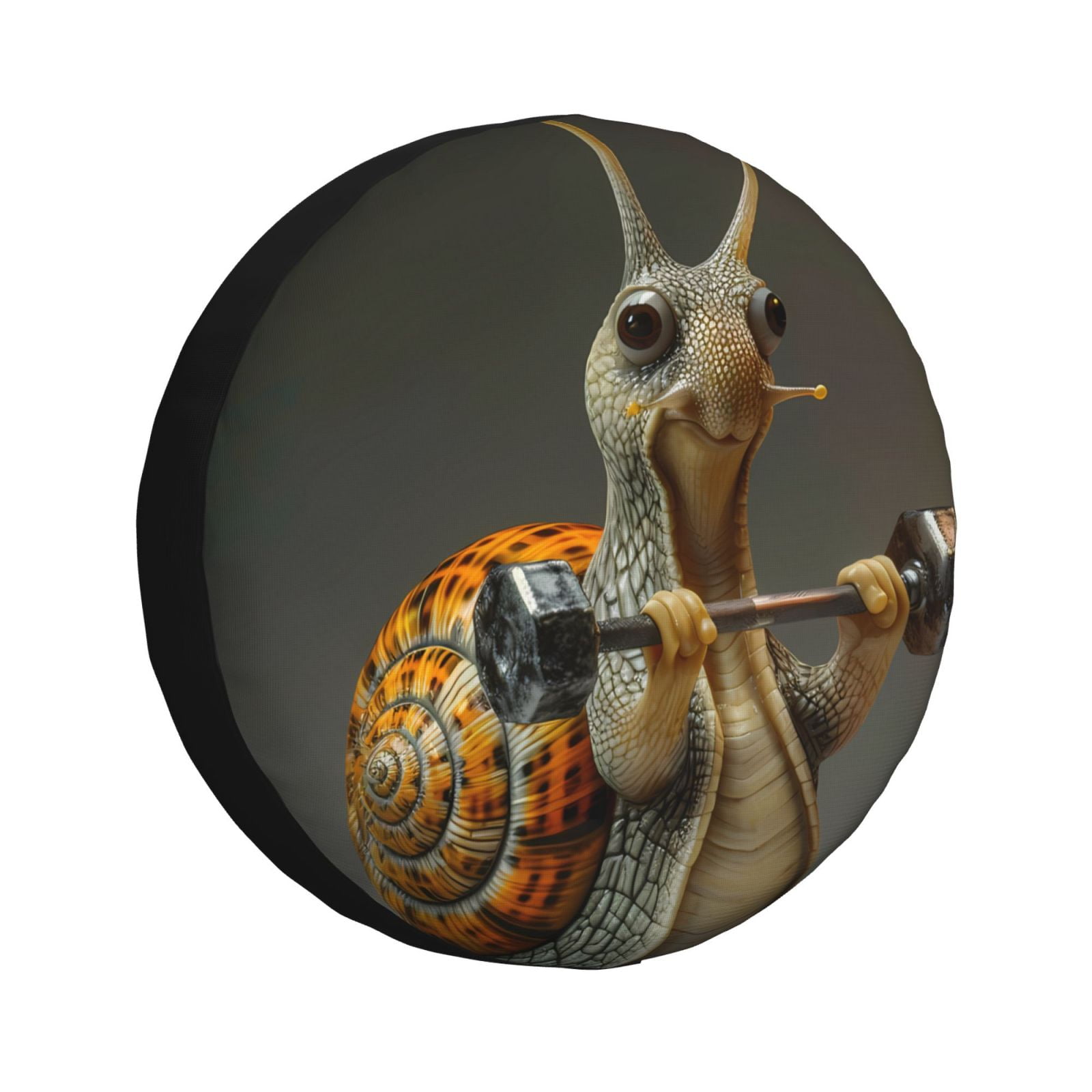 Kdxio Surreal Weightlifting Snail for Tire Cover Wheel Protectors Tyre ...