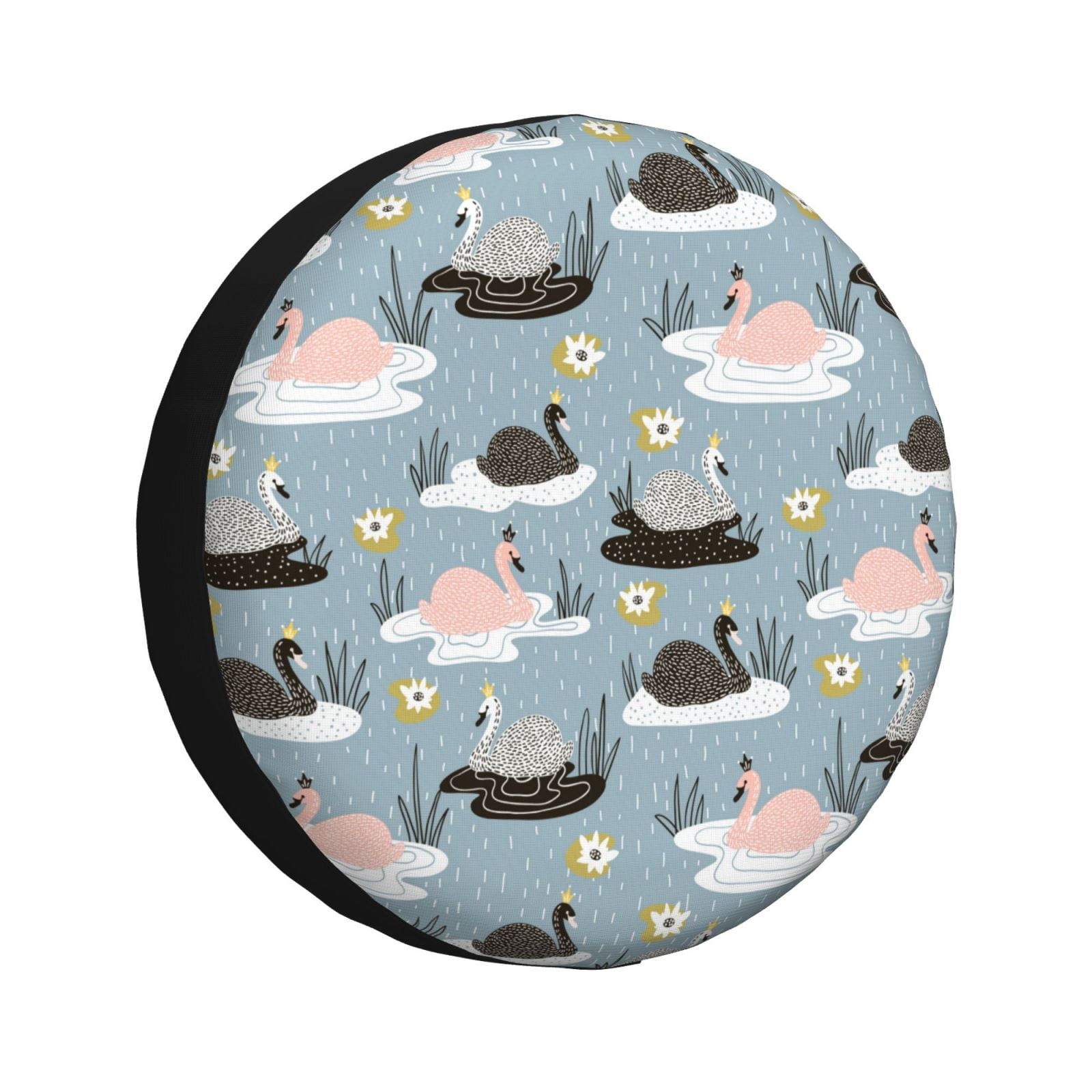 Kdxio Swan Princess On Lake for Tire Cover Wheel Protectors Tyre Covers ...